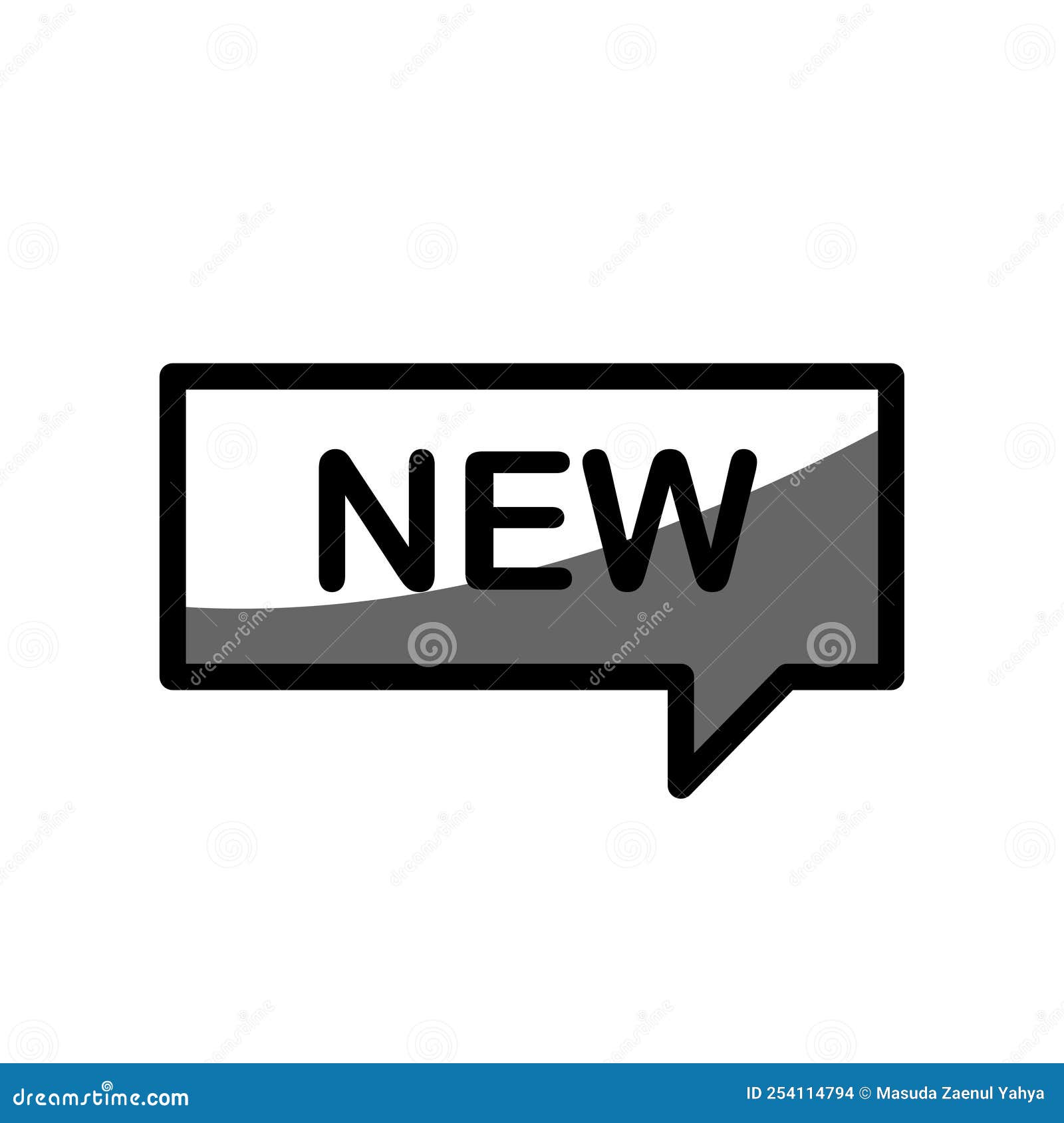 Illustration Vector Graphic of New Label Icon Stock Vector ...