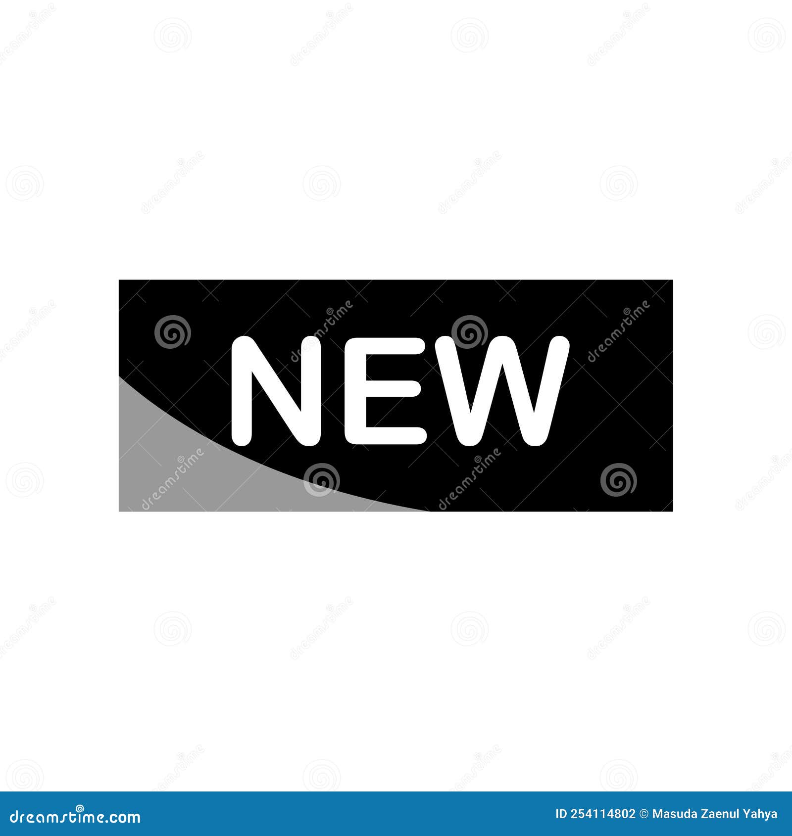 Illustration Vector Graphic of New Label Icon Stock Vector ...