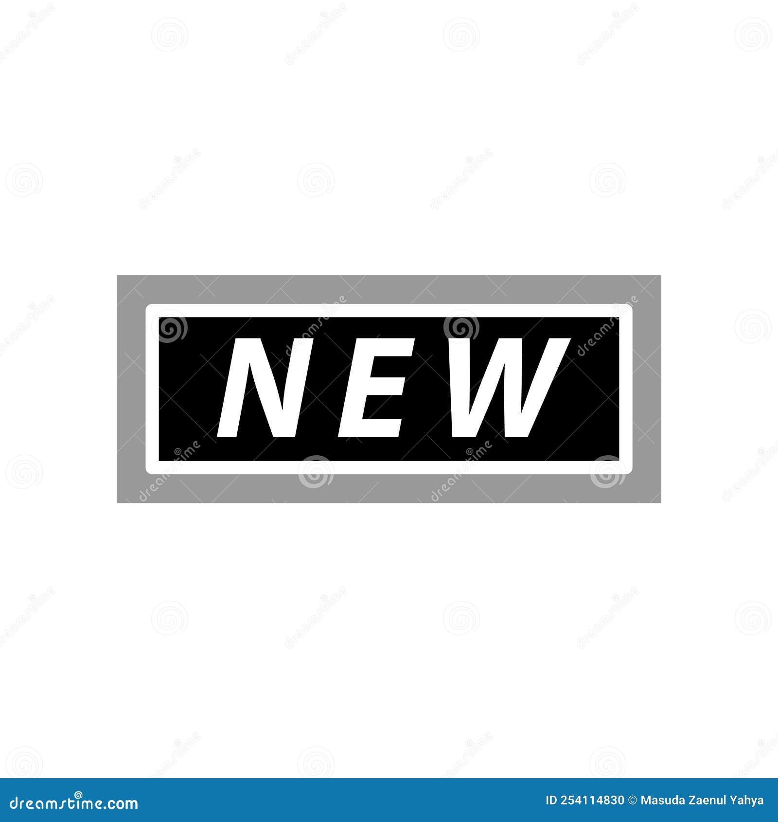 Illustration Vector Graphic of New Label Icon Stock Vector ...