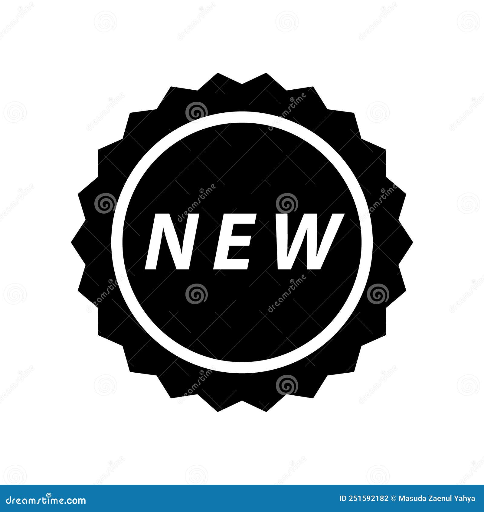 Illustration Vector Graphic of New Label Icon Stock Vector ...