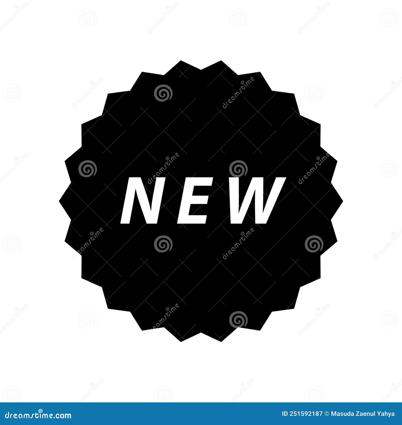Illustration Vector Graphic of New Label Icon Stock Vector ...
