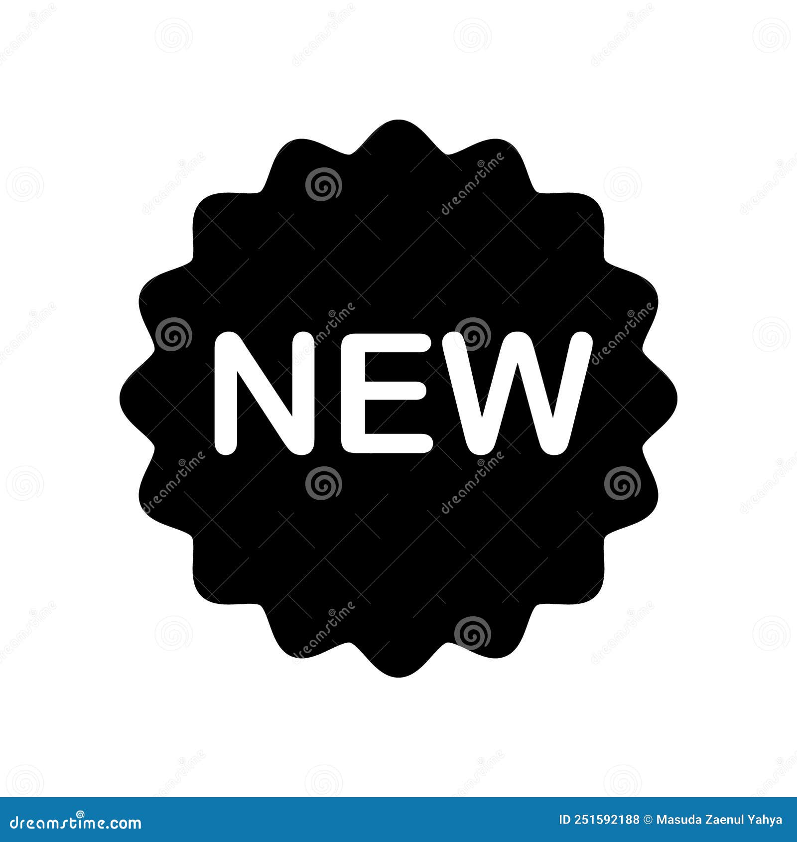 Illustration Vector Graphic of New Label Icon Stock Vector ...