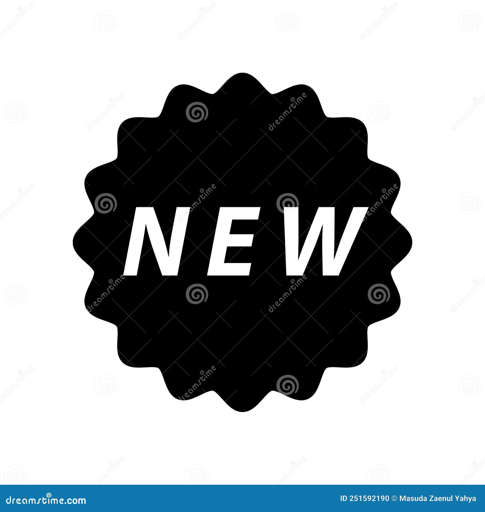 Illustration Vector Graphic of New Label Icon Stock Vector ...
