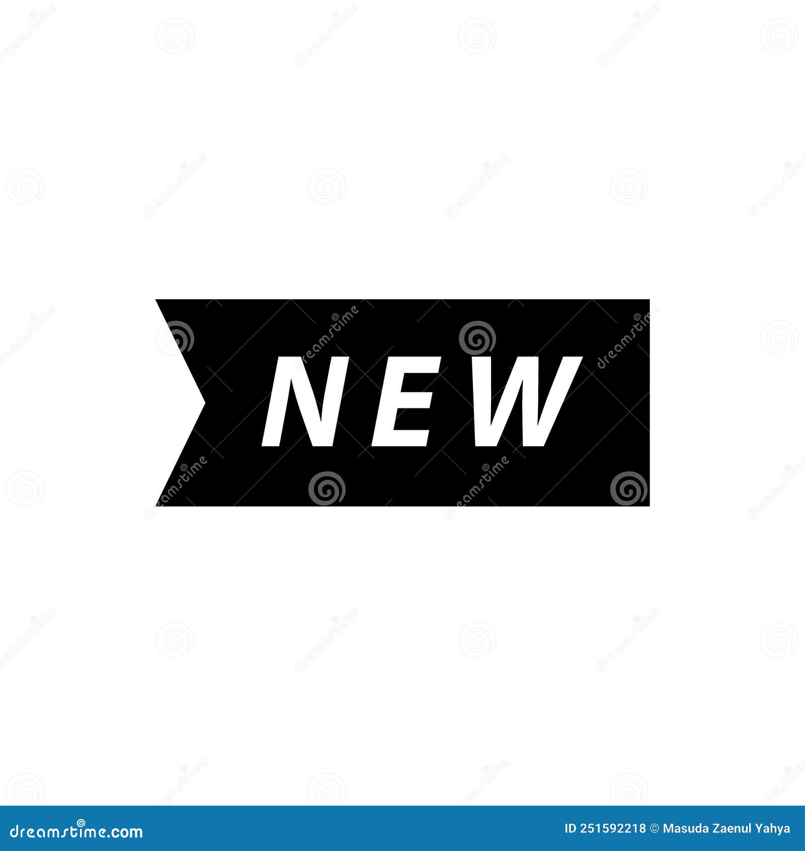 Illustration Vector Graphic of New Label Icon Stock Vector ...