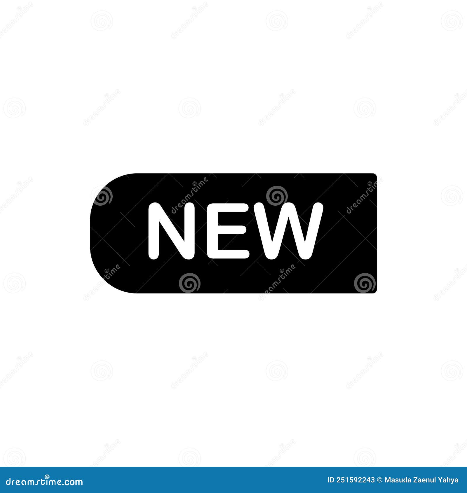 Illustration Vector Graphic of New Label Icon Stock Vector ...