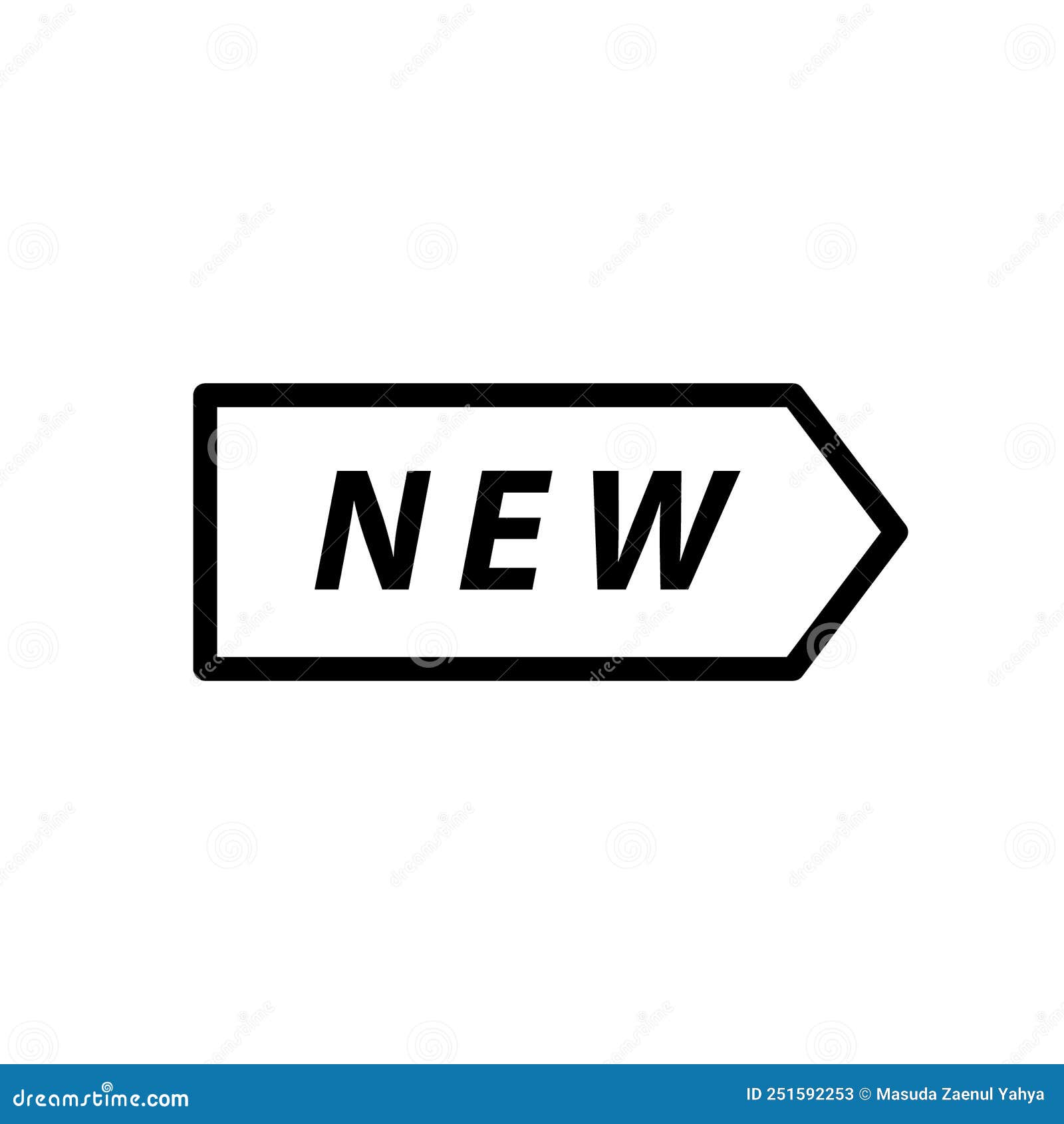 Illustration Vector Graphic of New Label Icon Stock Vector ...