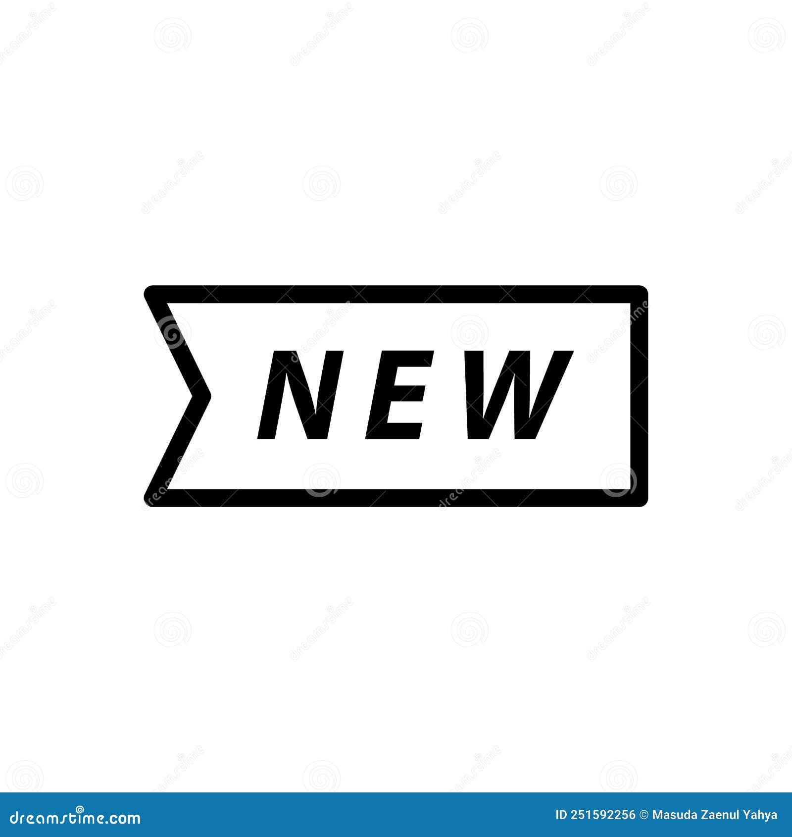 Illustration Vector Graphic of New Label Icon Stock Vector ...