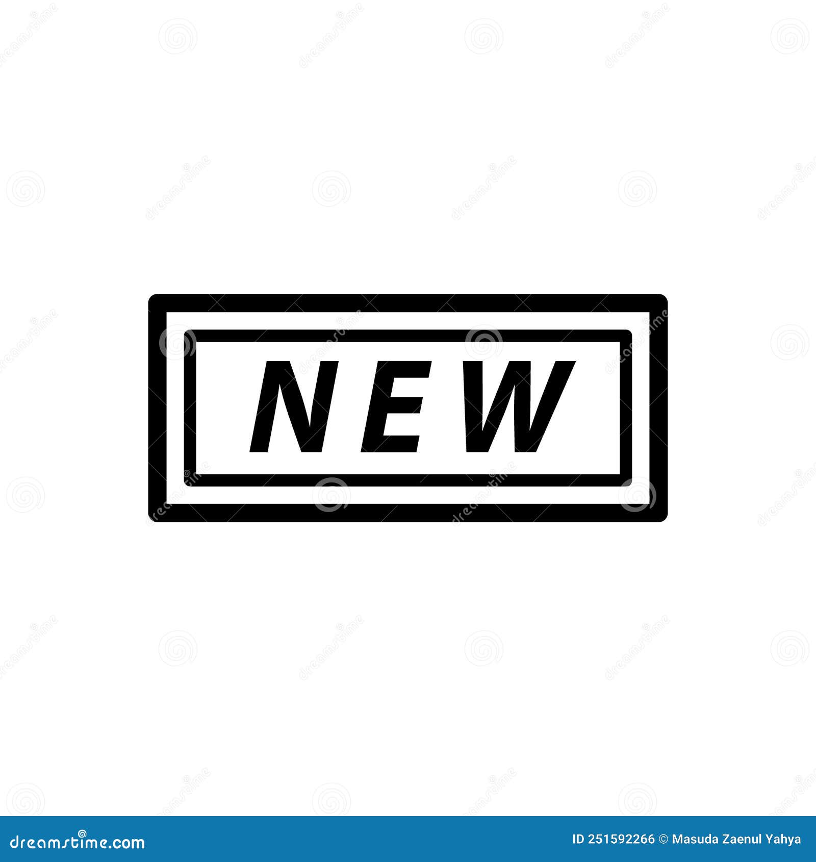 Illustration Vector Graphic of New Label Icon Stock Vector ...