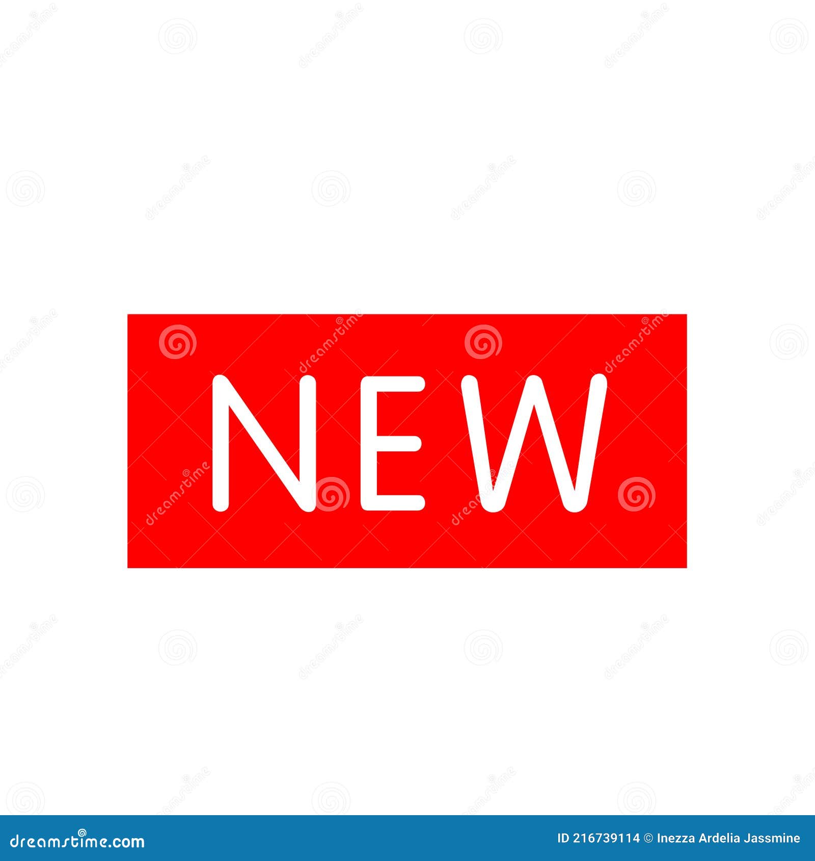 New Label Icon Vector Design Stock Vector - Illustration of customer ...