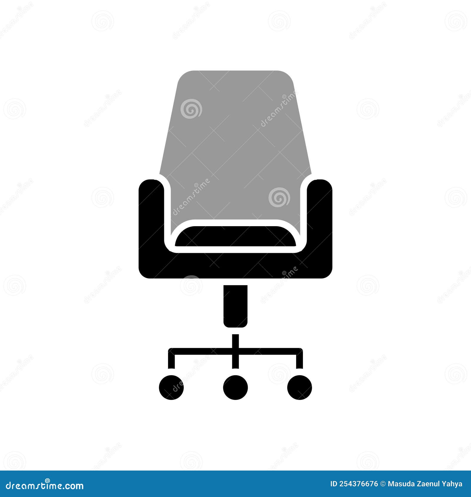 Illustration Vector Graphic of Office Chair Icon Stock Vector ...