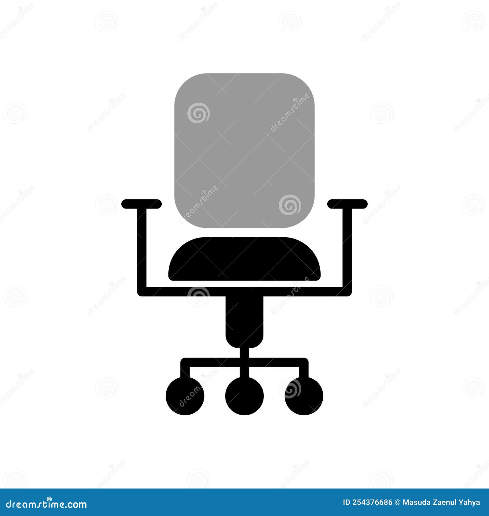 Illustration Vector Graphic of Office Chair Icon Stock Vector ...