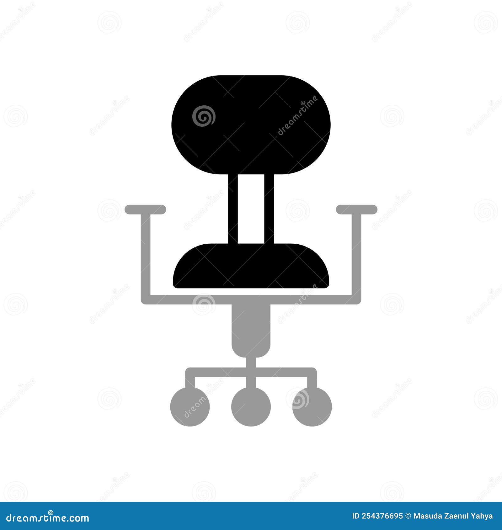 Illustration Vector Graphic of Office Chair Icon Stock Vector ...