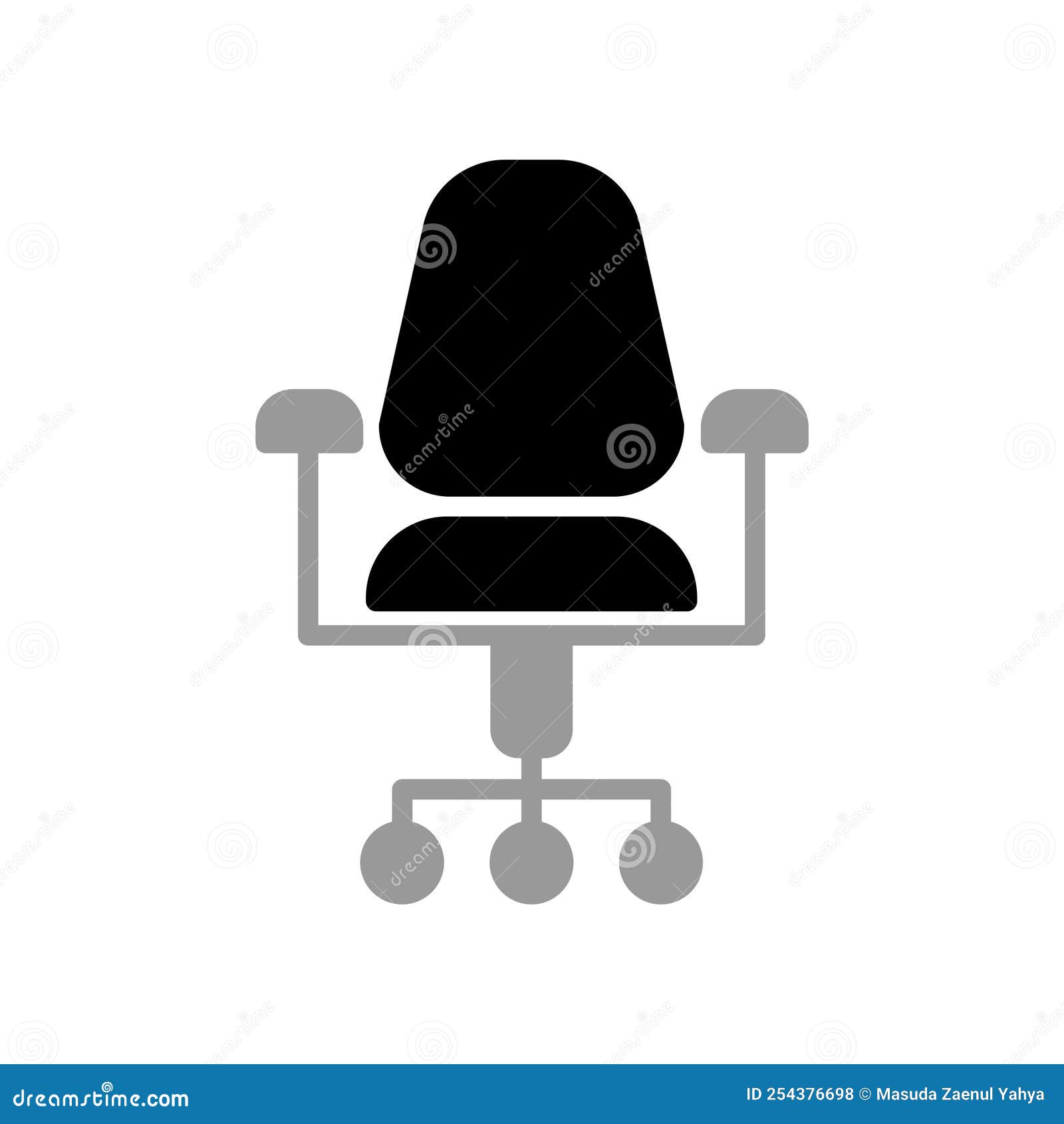 Illustration Vector Graphic of Office Chair Icon Stock Vector ...