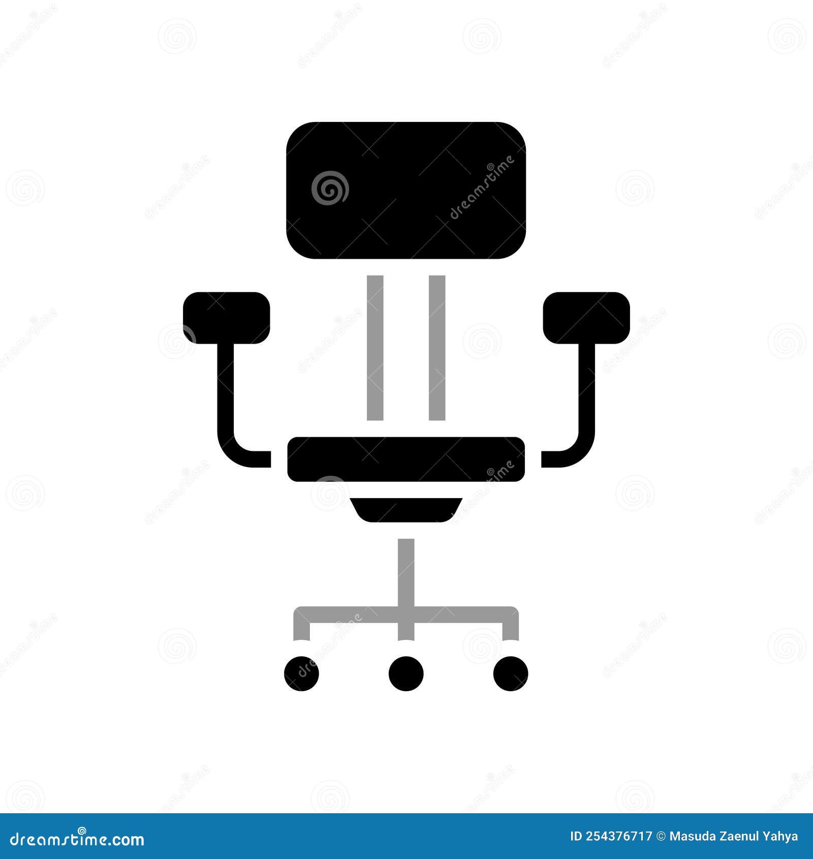 Illustration Vector Graphic of Office Chair Icon Stock Vector ...