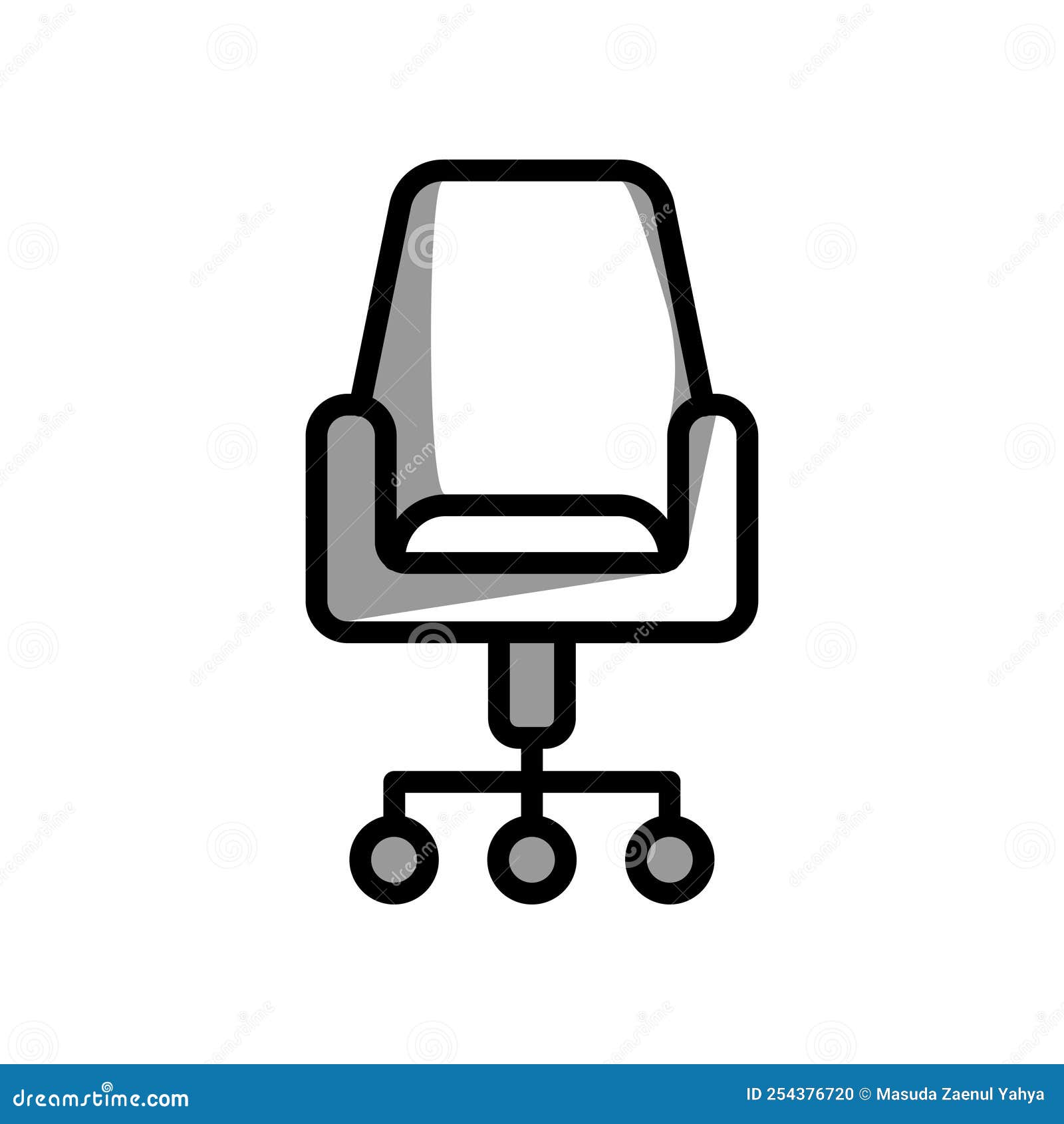 Illustration Vector Graphic of Office Chair Icon Stock Vector ...