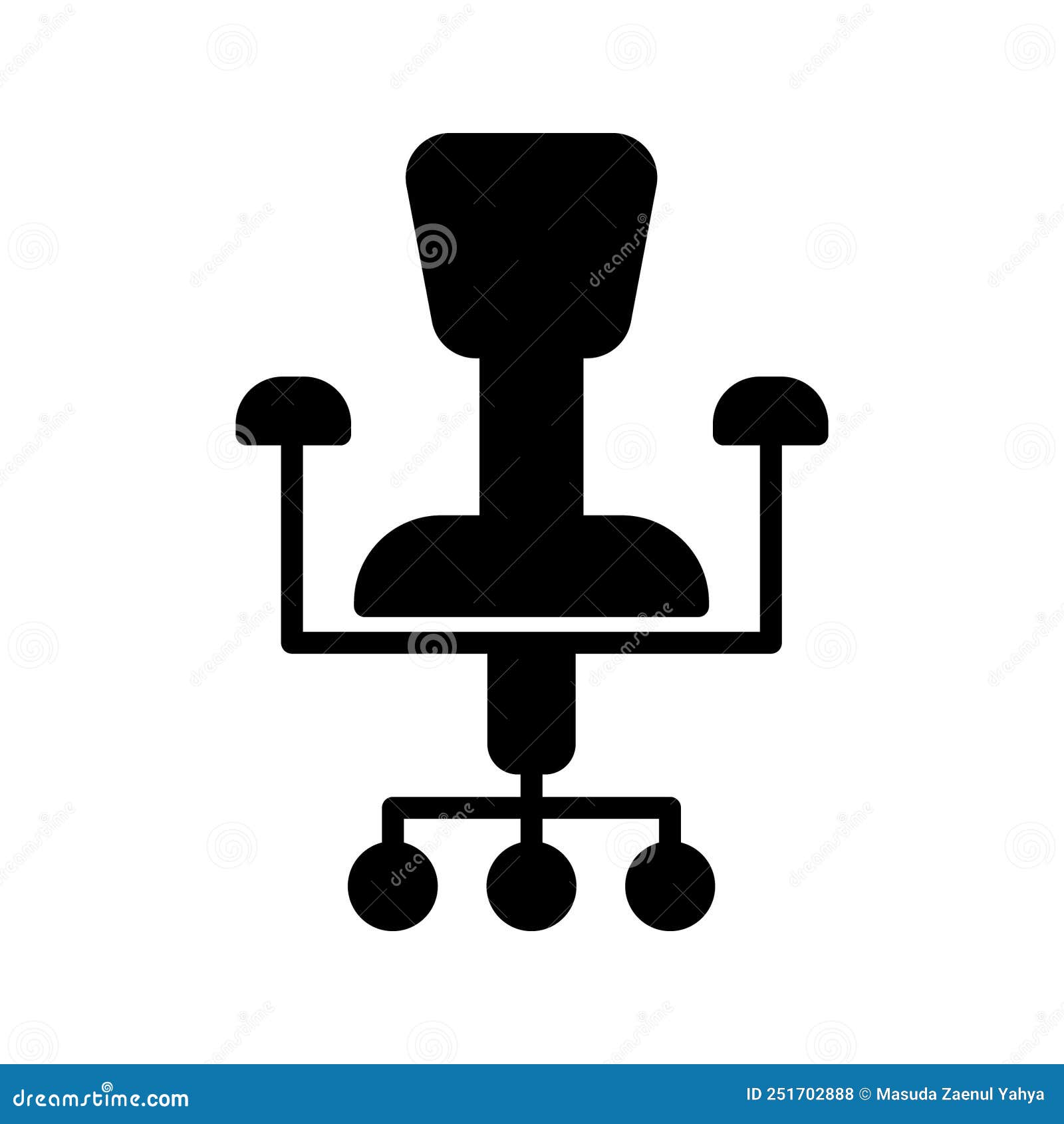 Illustration Vector Graphic of Office Chair Icon Stock Vector ...