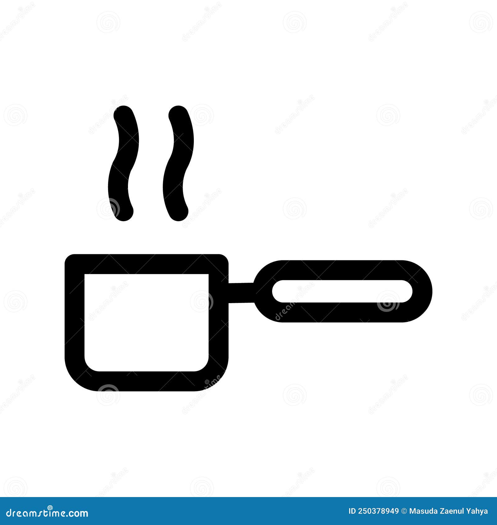 Pan icon template stock vector. Illustration of domestic - 250378949