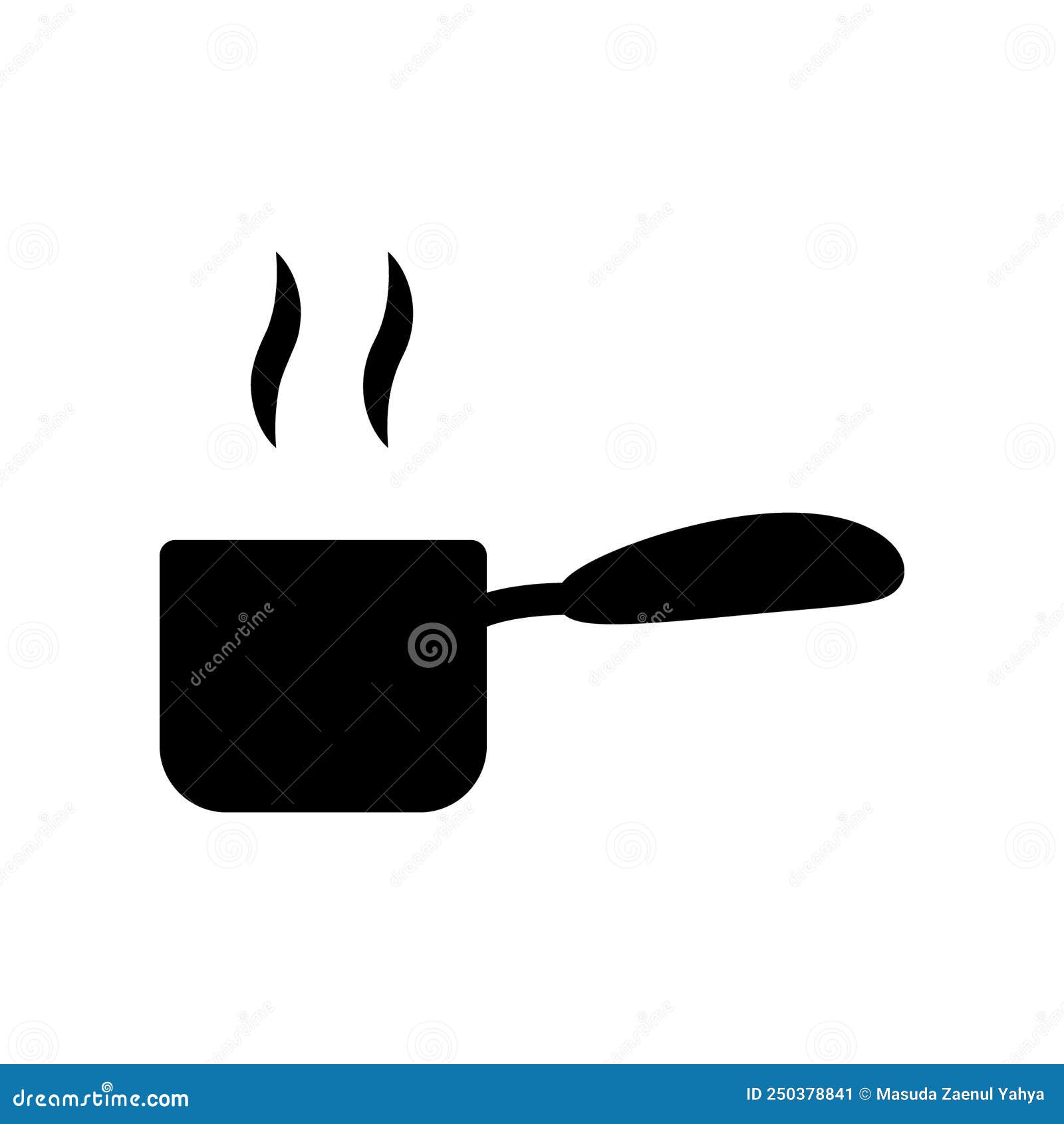 Pan icon template stock vector. Illustration of kitchen - 250378841