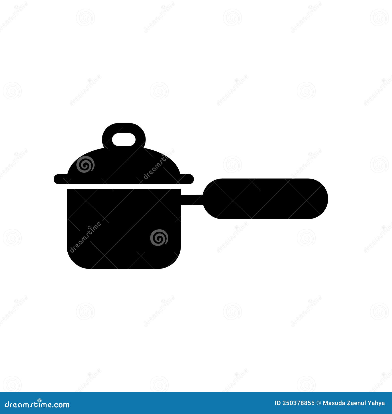 Pan icon template stock vector. Illustration of preparation - 250378855