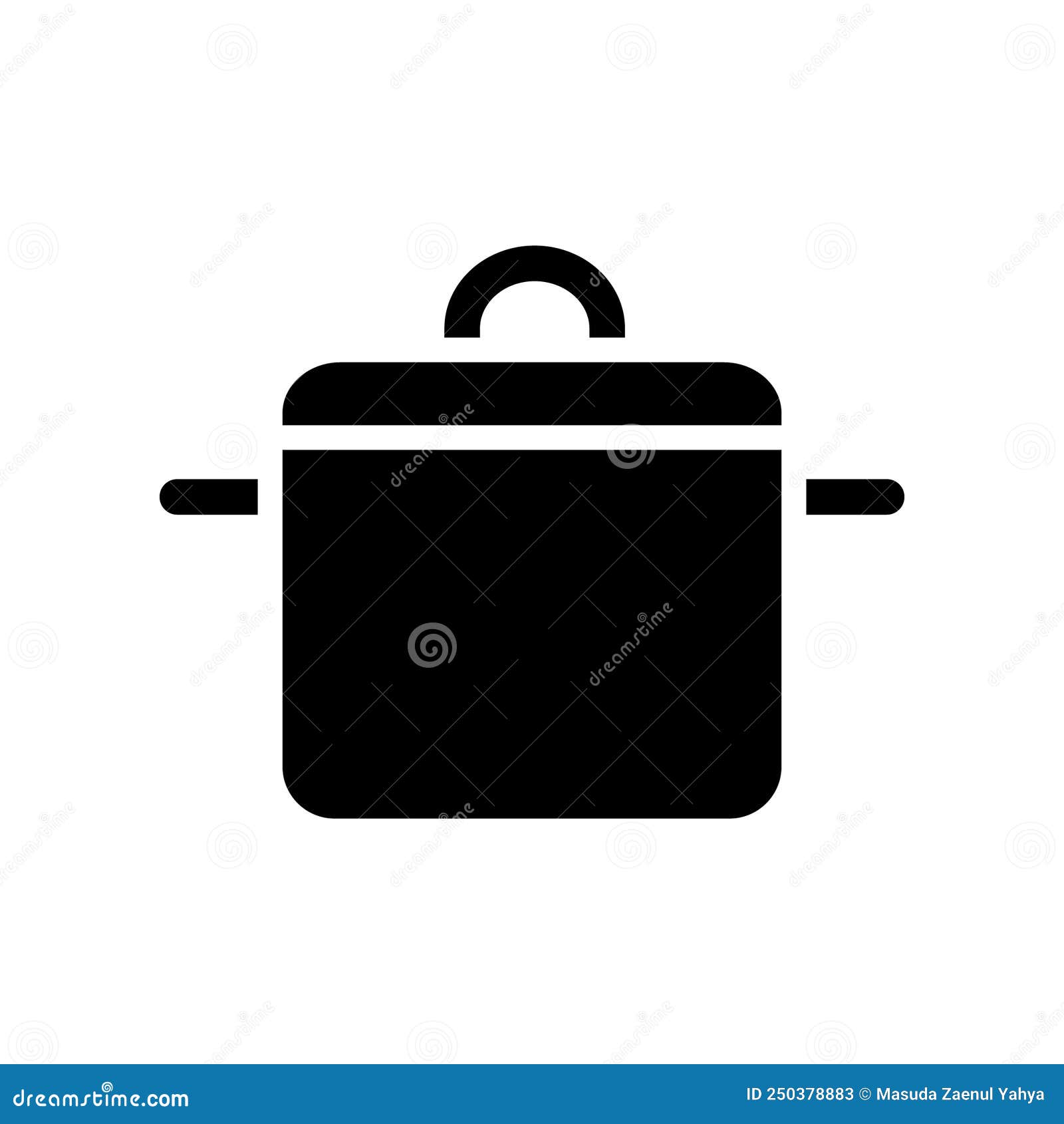 Pan icon template stock vector. Illustration of cook - 250378883