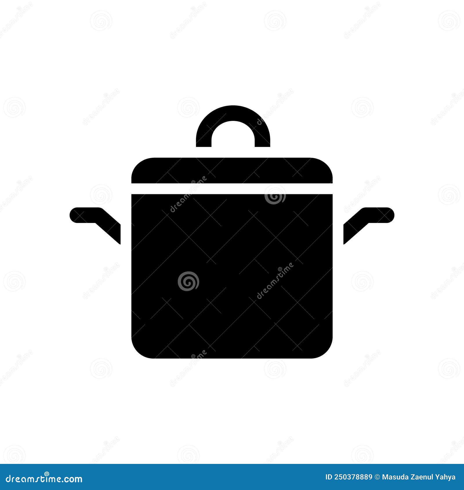 Pan icon template stock vector. Illustration of equipment - 250378889