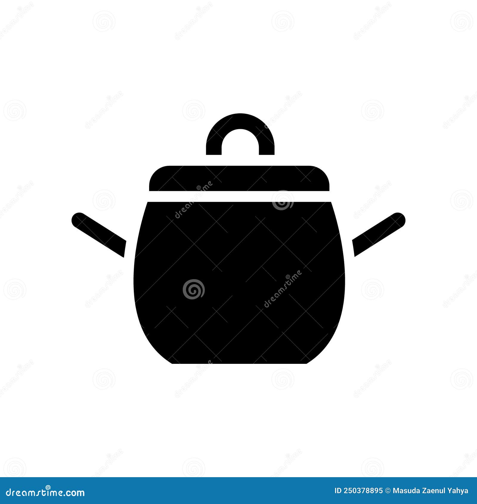 Pan icon template stock vector. Illustration of menu - 250378895