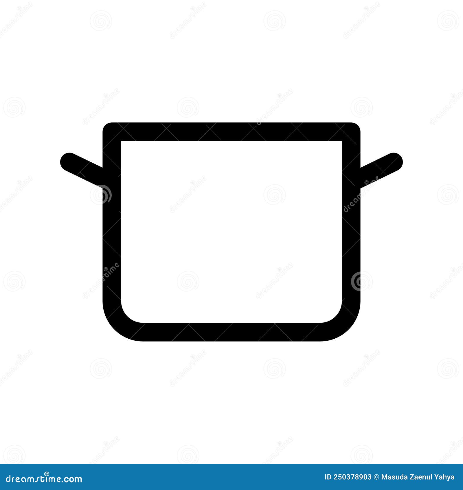 Pan icon template stock vector. Illustration of cookery - 250378903