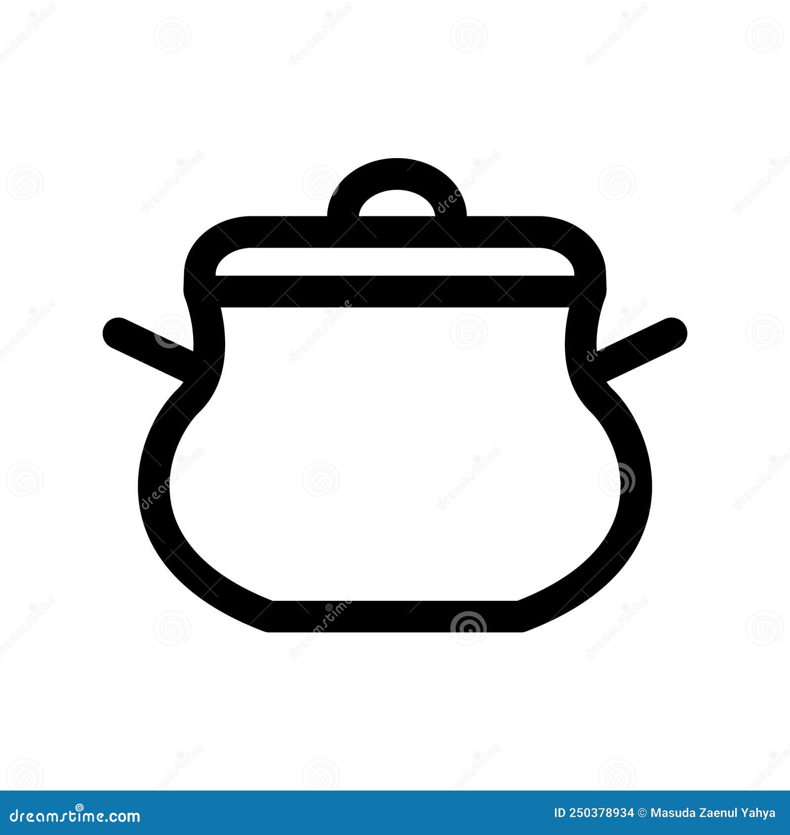 Pan icon template stock vector. Illustration of preparing - 250378934