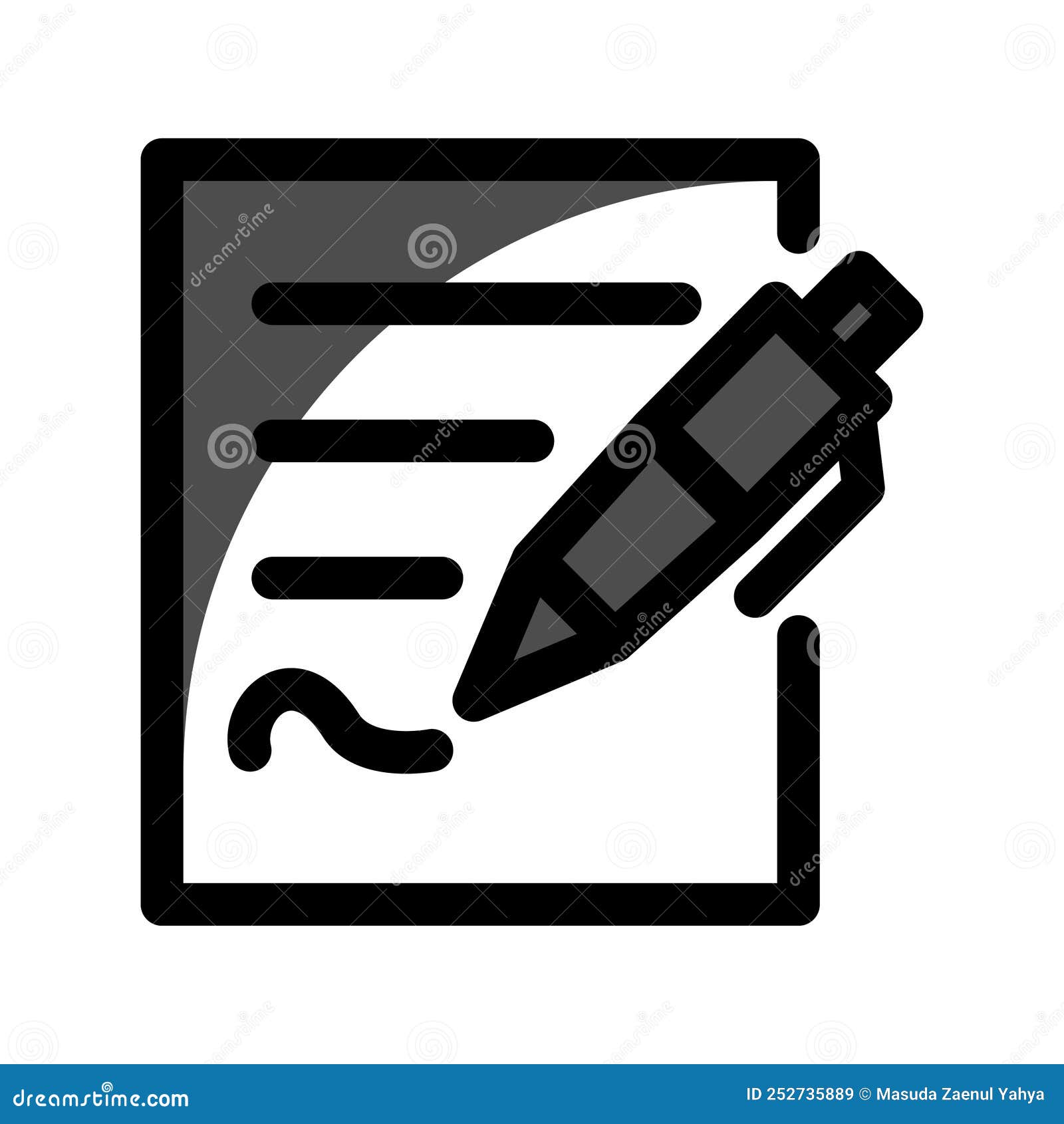 Illustration Vector Graphic of Pen Icon Design Stock Vector ...