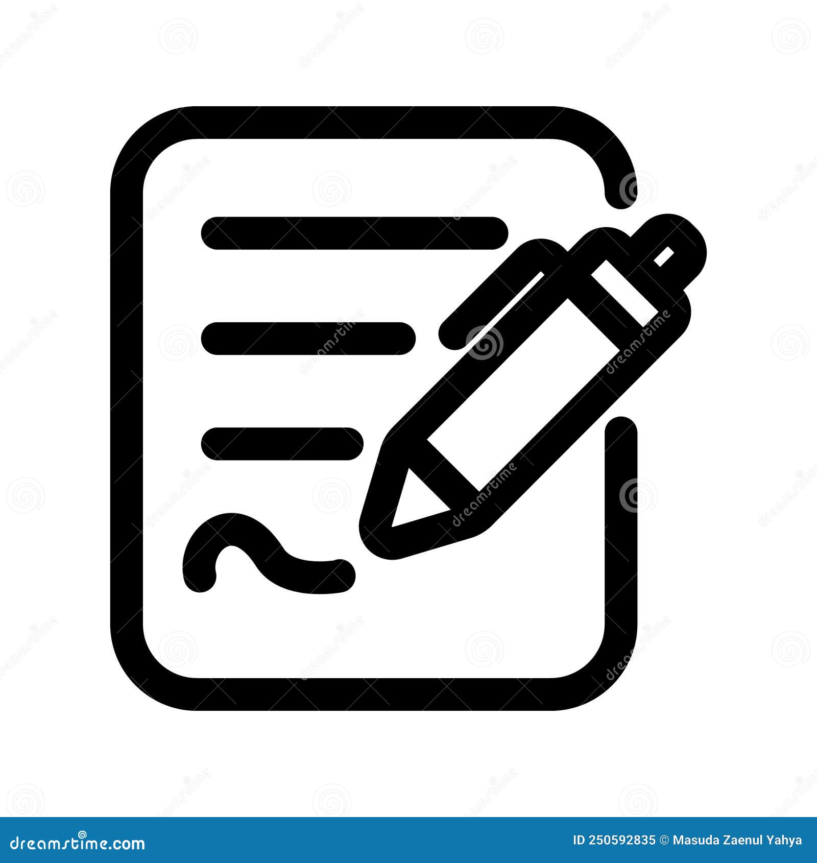 Illustration Vector Graphic of Pen Icon Design Stock Vector ...