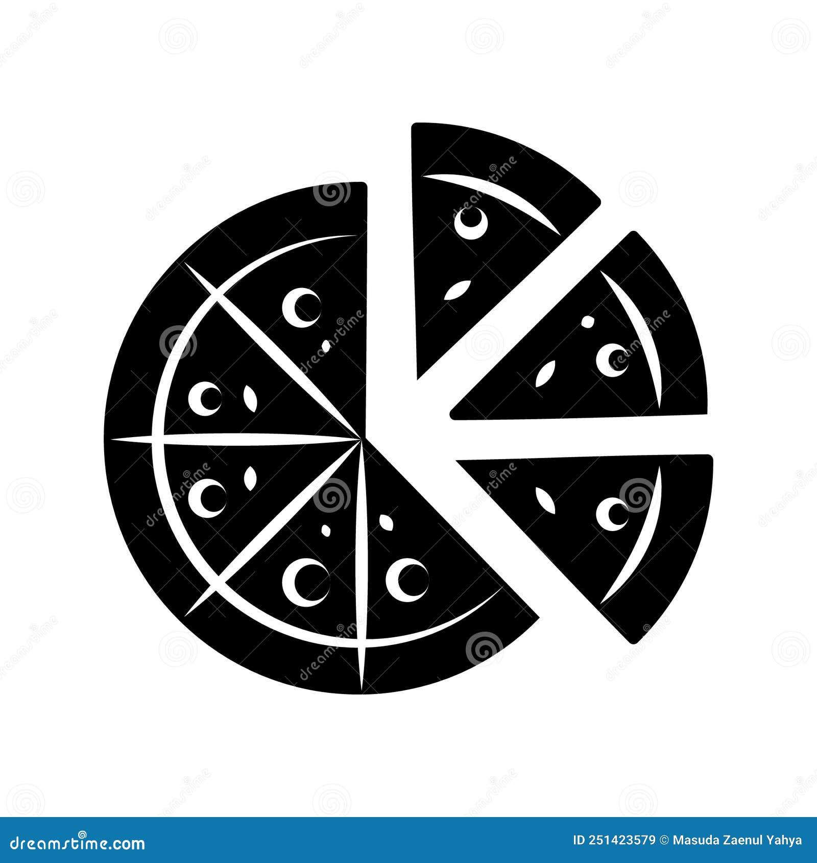 Illustration Vector Graphic of Pizza Icon Stock Vector - Illustration ...
