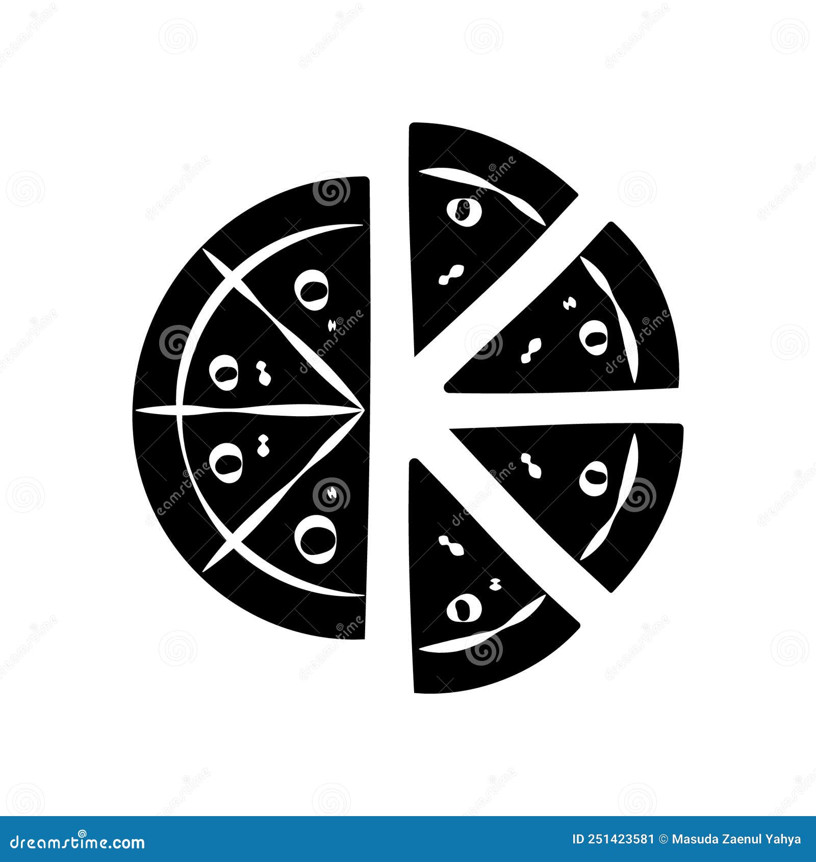 Illustration Vector Graphic of Pizza Icon Stock Vector - Illustration ...