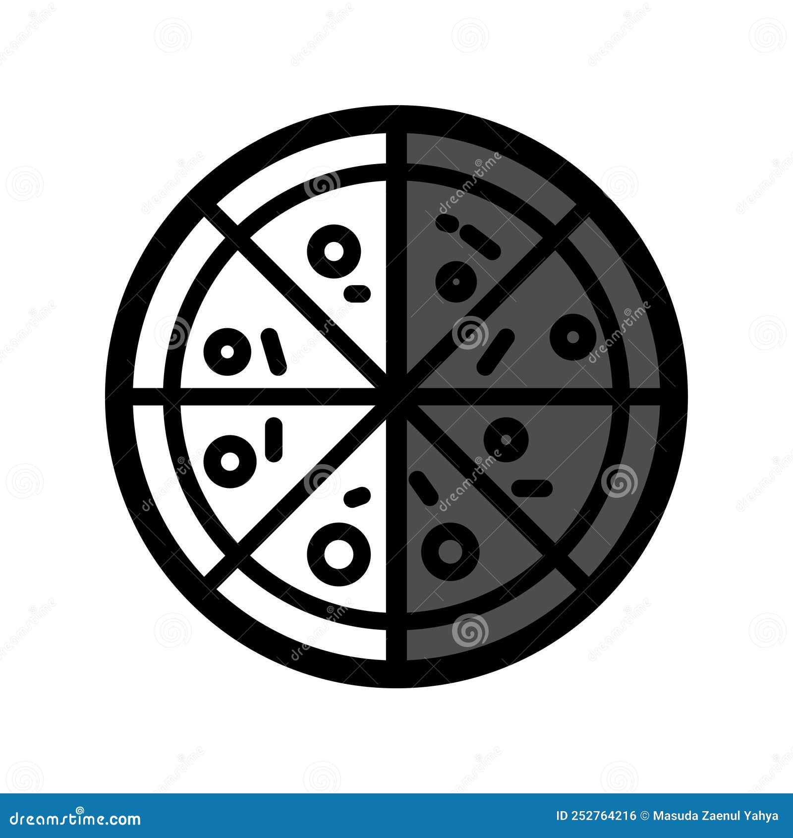 Illustration Vector Graphic of Pizza Icon Stock Vector - Illustration ...