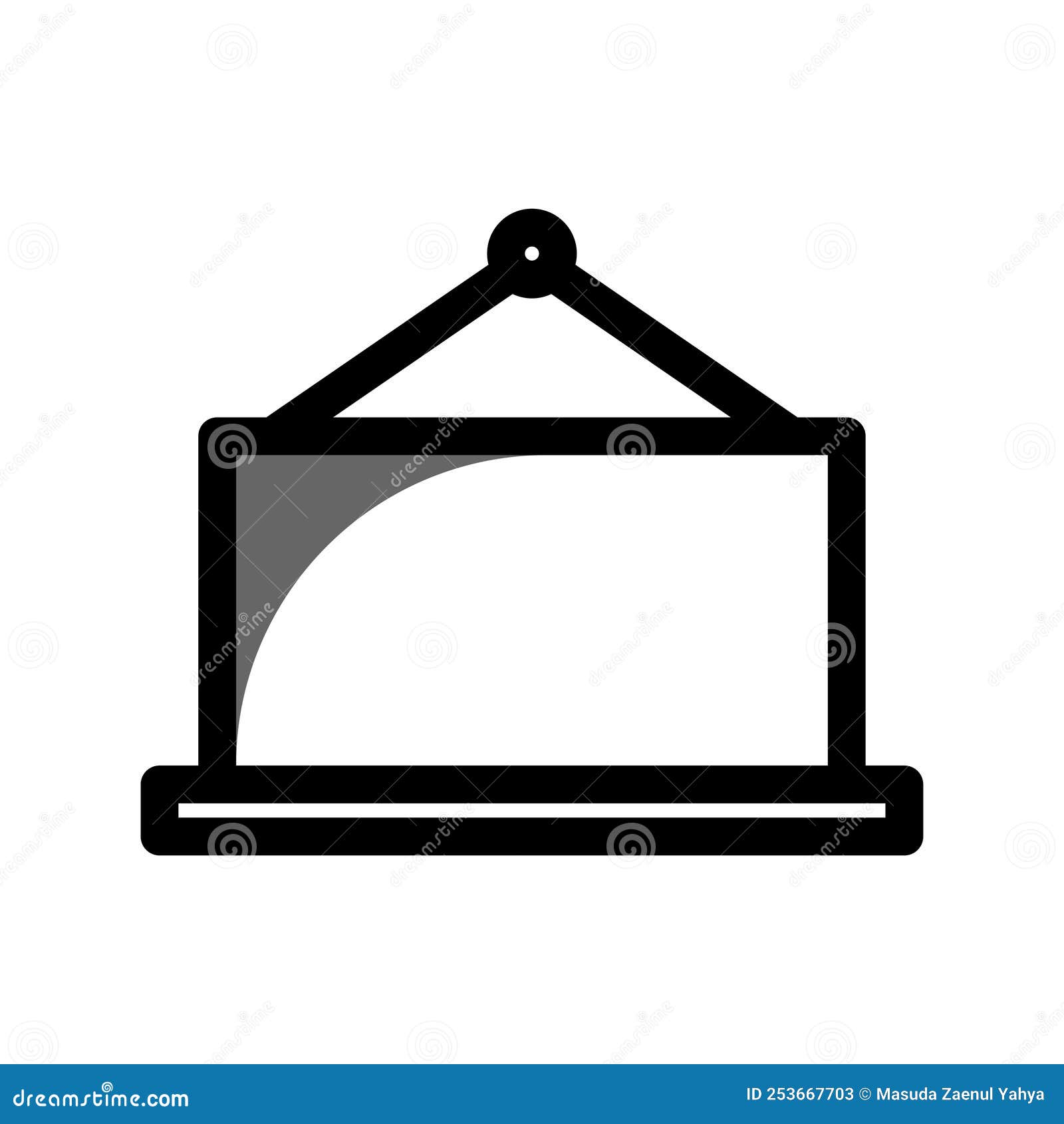 Illustration Vector Graphic of Presentation Board Icon Stock Vector ...
