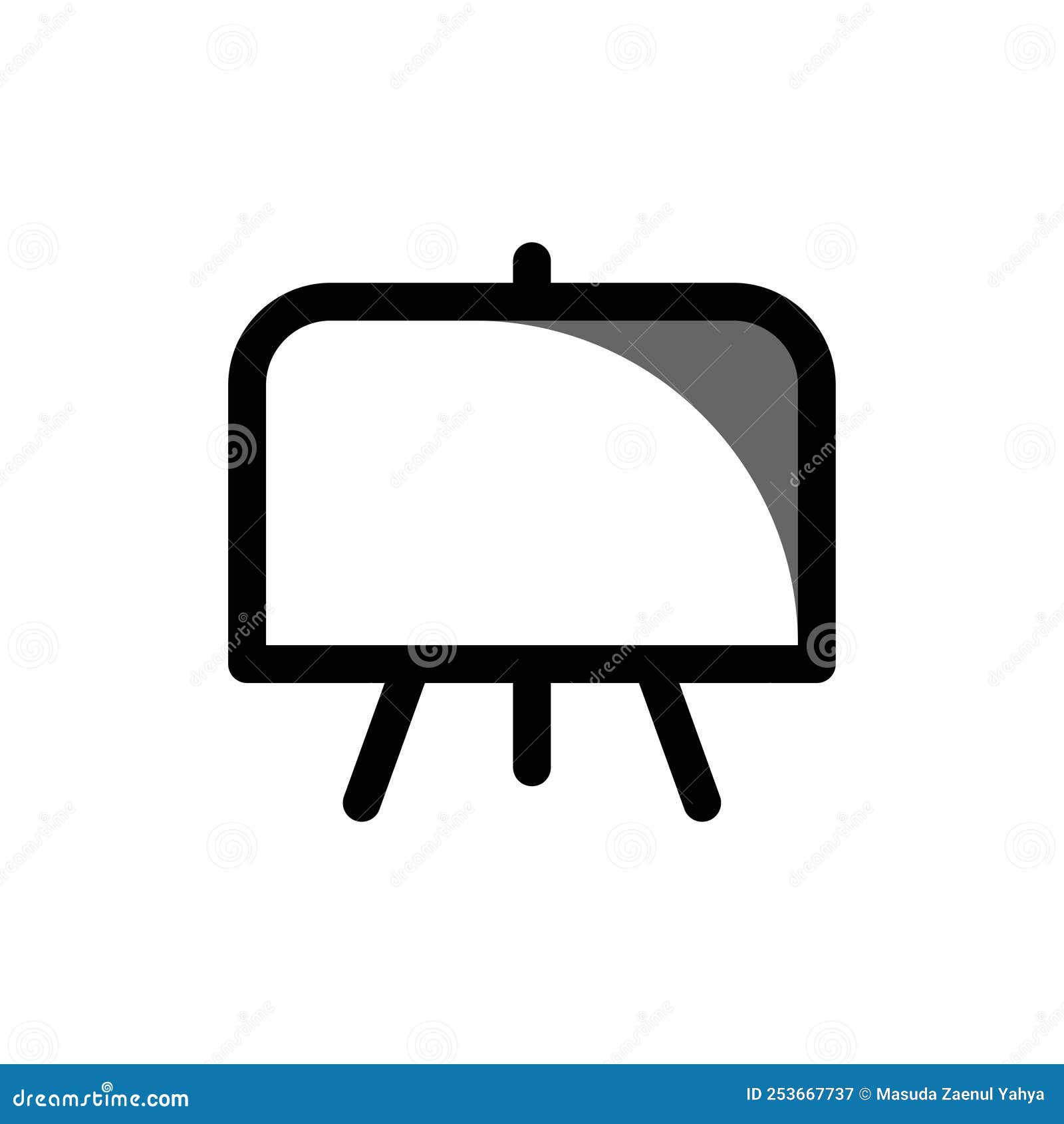 Illustration Vector Graphic of Presentation Board Icon Stock Vector ...