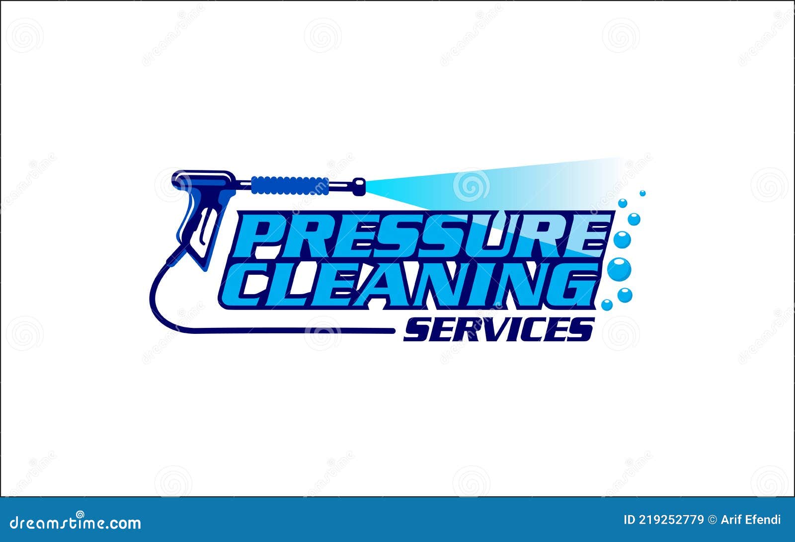 Illustration Vector Graphic of Pressure Power Wash Spray Logo Design ...