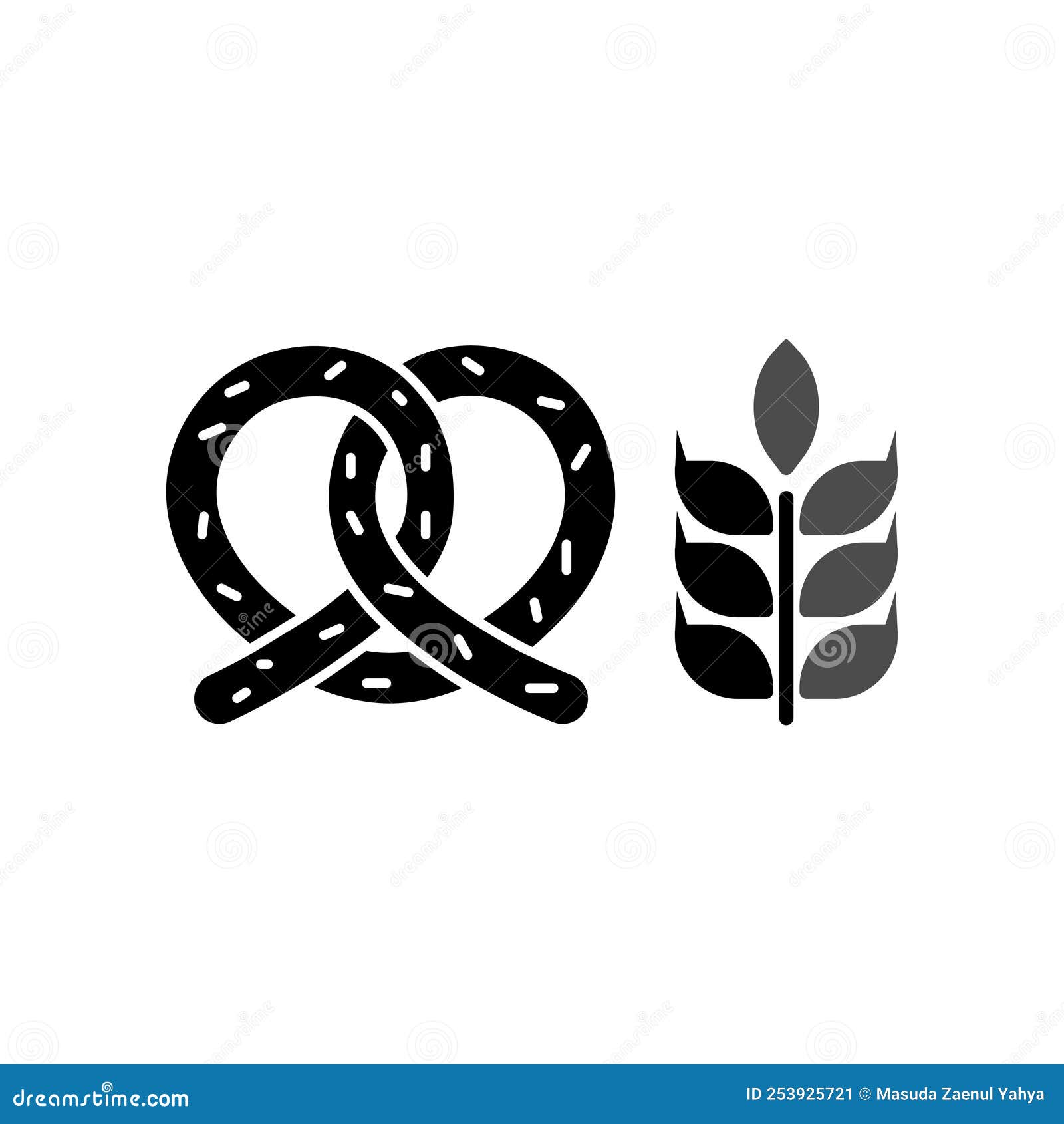 Illustration Vector Graphic of Pretzel Icon Stock Vector - Illustration ...