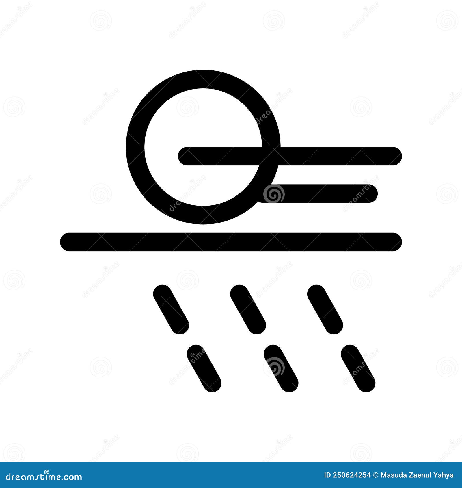 Illustration Vector Graphic of Rain Icon Design Stock Vector ...