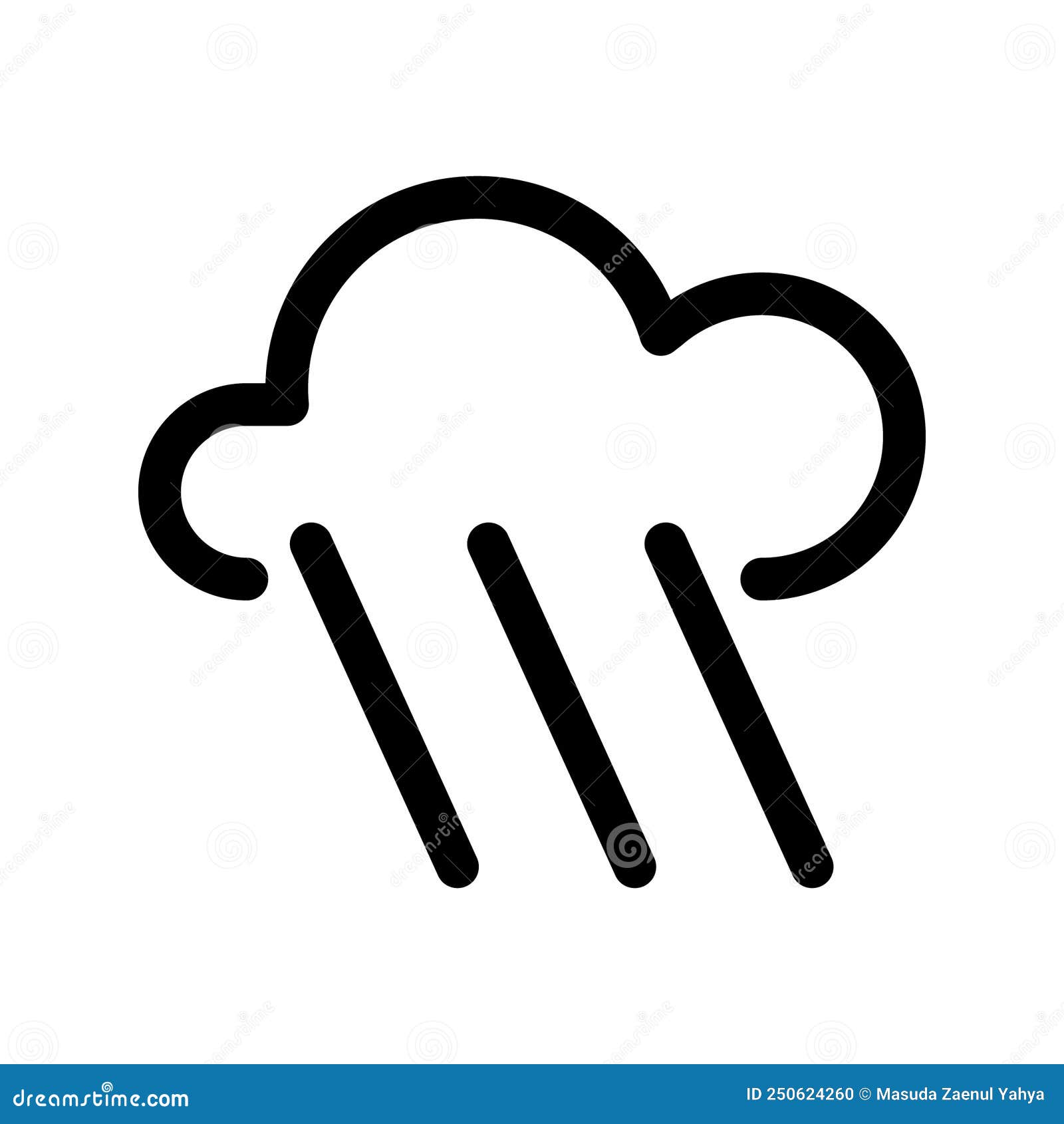 Illustration Vector Graphic of Rain Icon Design Stock Vector ...