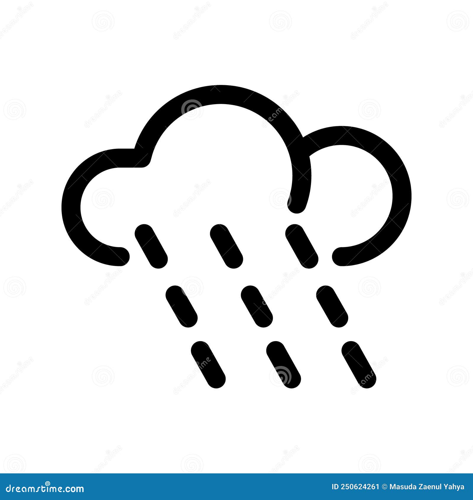 Illustration Vector Graphic of Rain Icon Design Stock Vector ...