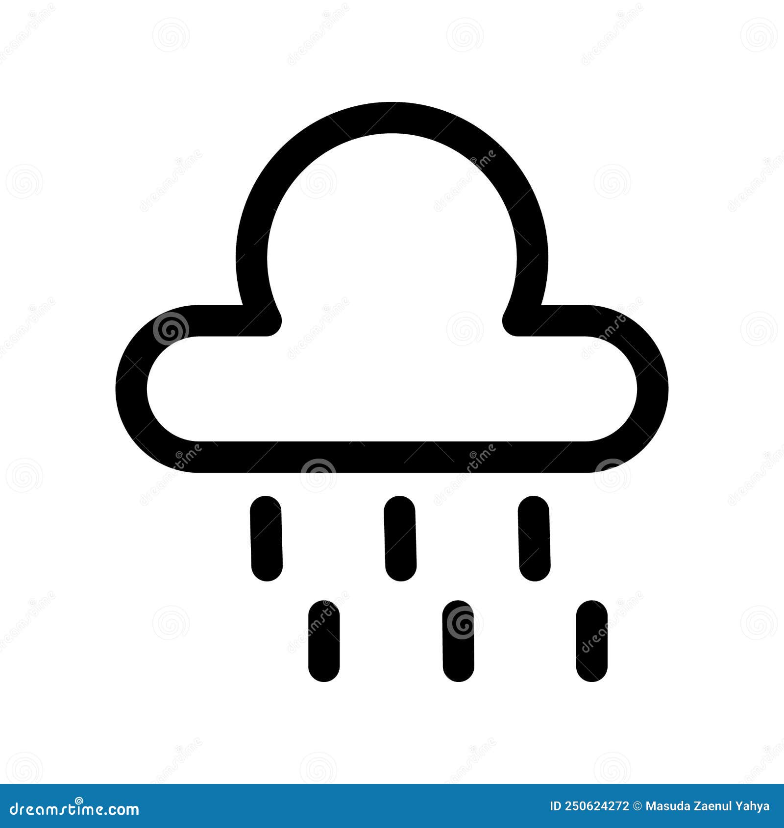Illustration Vector Graphic of Rain Icon Design Stock Vector ...