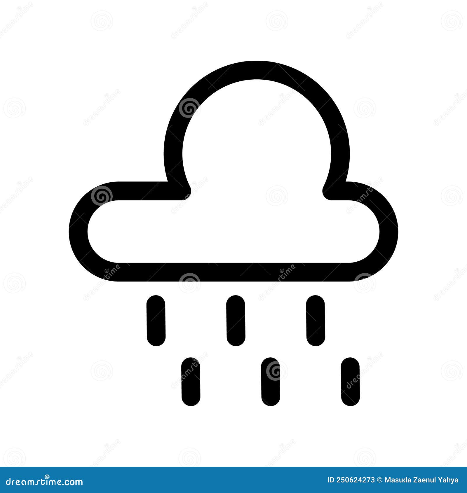 Illustration Vector Graphic of Rain Icon Design Stock Vector ...