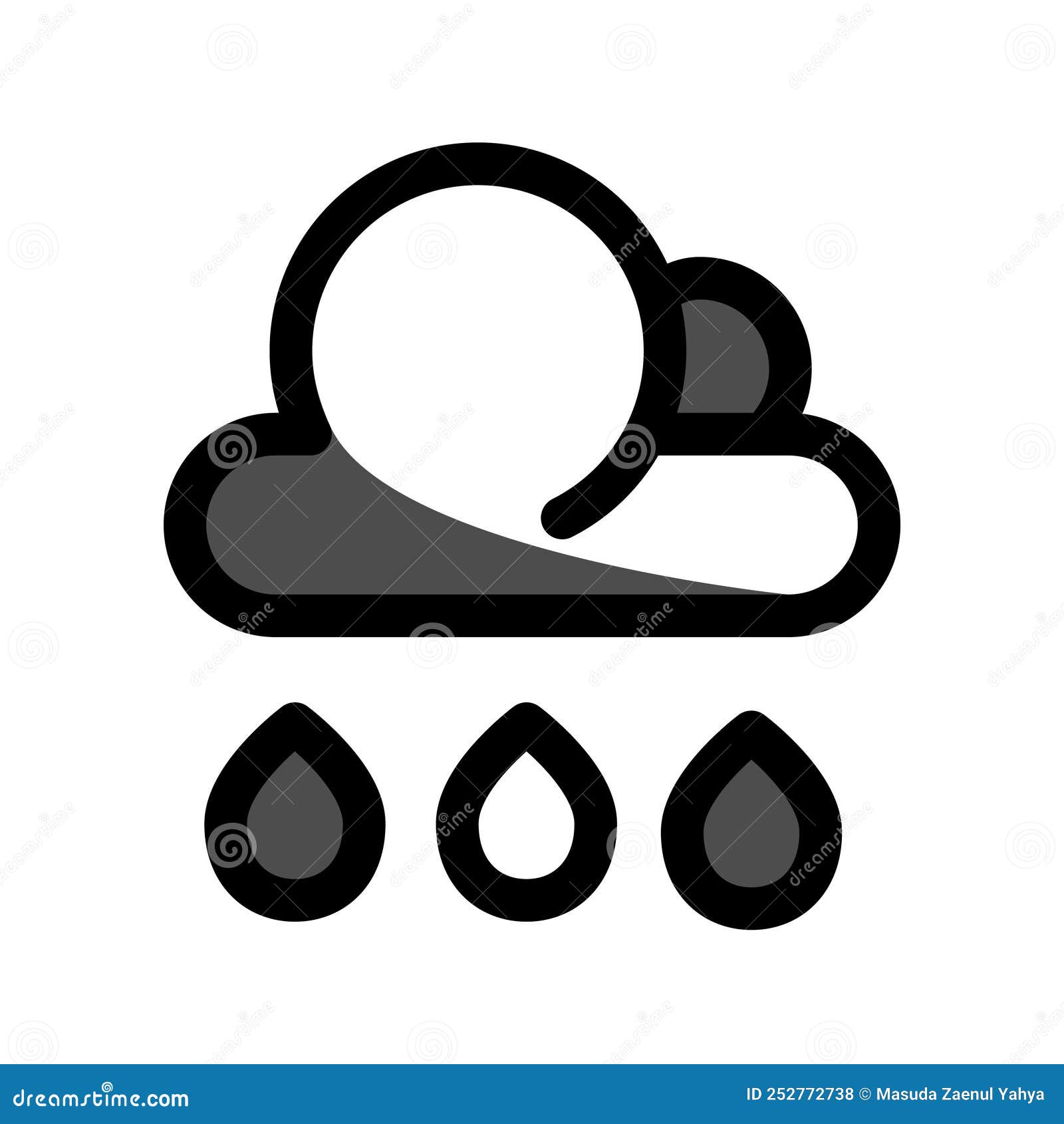 Illustration Vector Graphic of Rain Icon Stock Vector - Illustration of ...