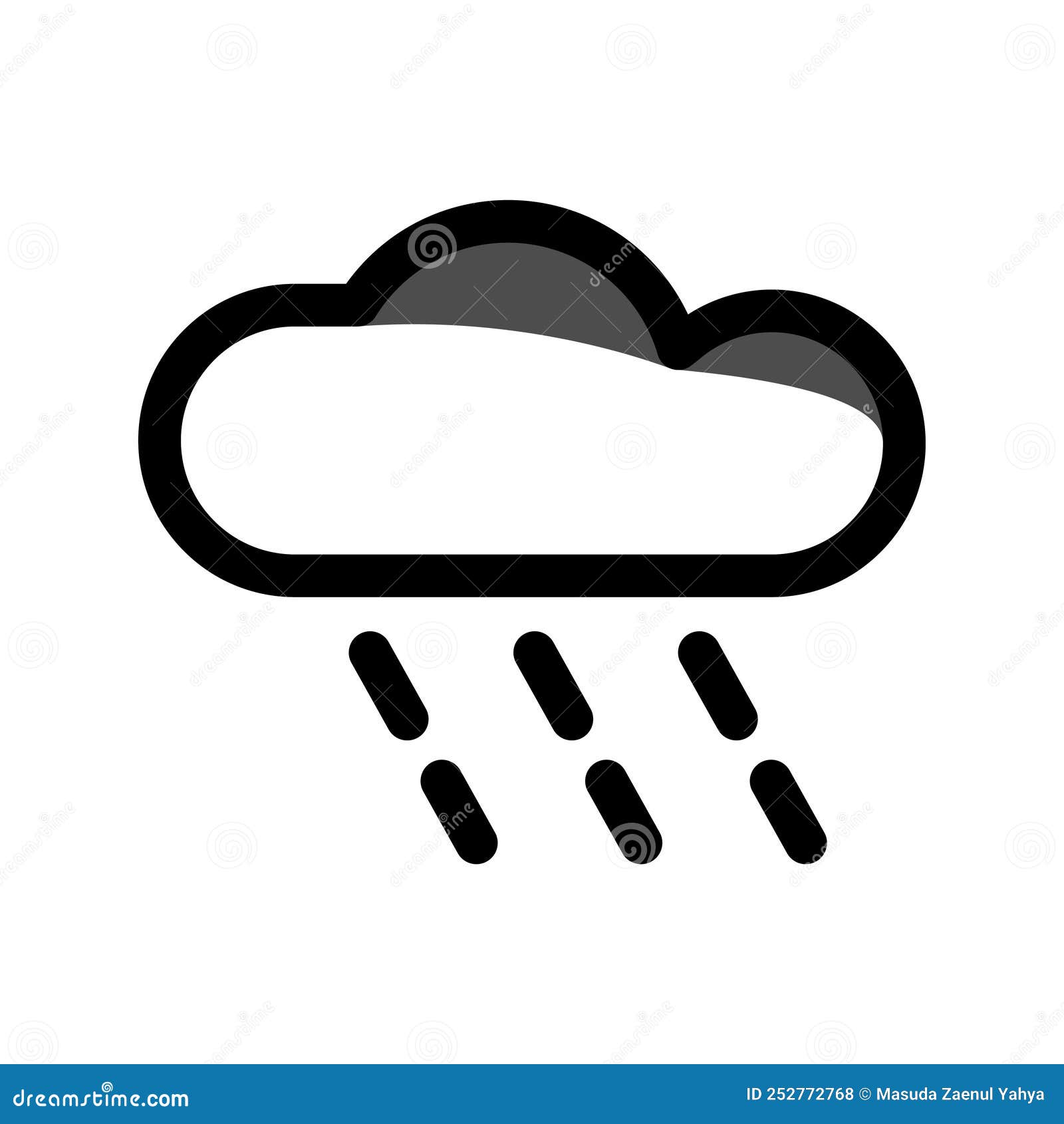 Illustration Vector Graphic of Rain Icon Stock Vector - Illustration of ...
