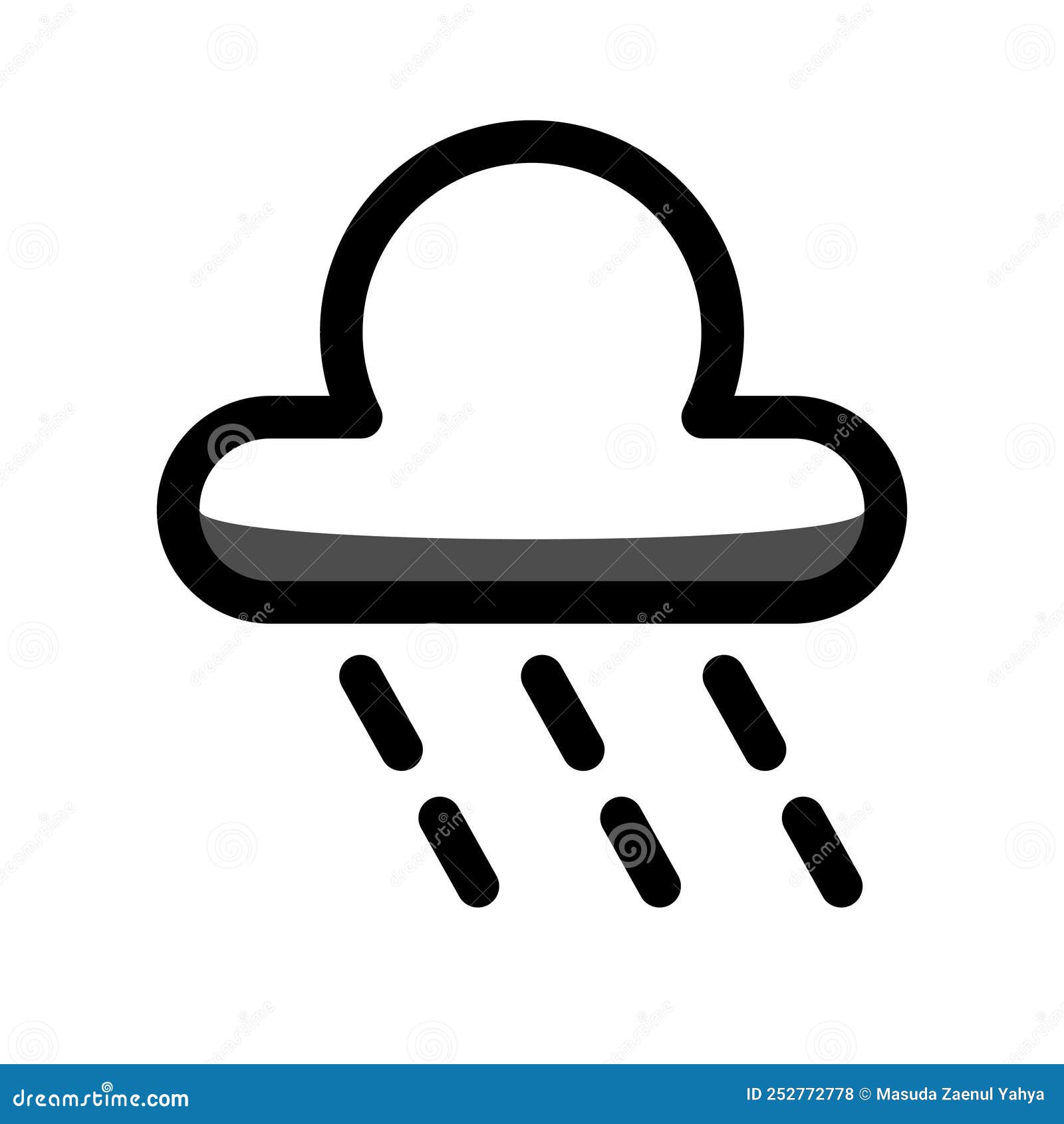 Illustration Vector Graphic of Rain Icon Stock Vector - Illustration of ...