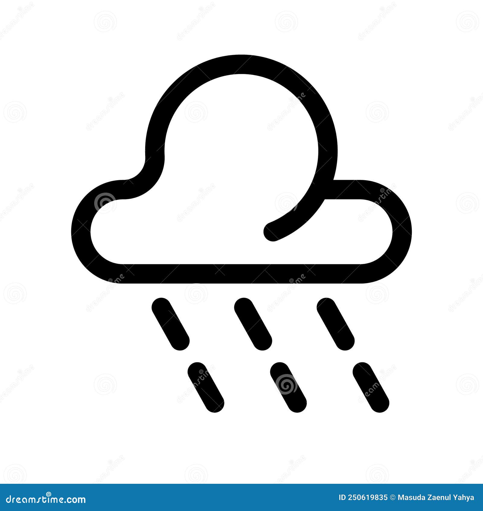 Illustration Vector Graphic of Rain Icon Design Stock Vector ...
