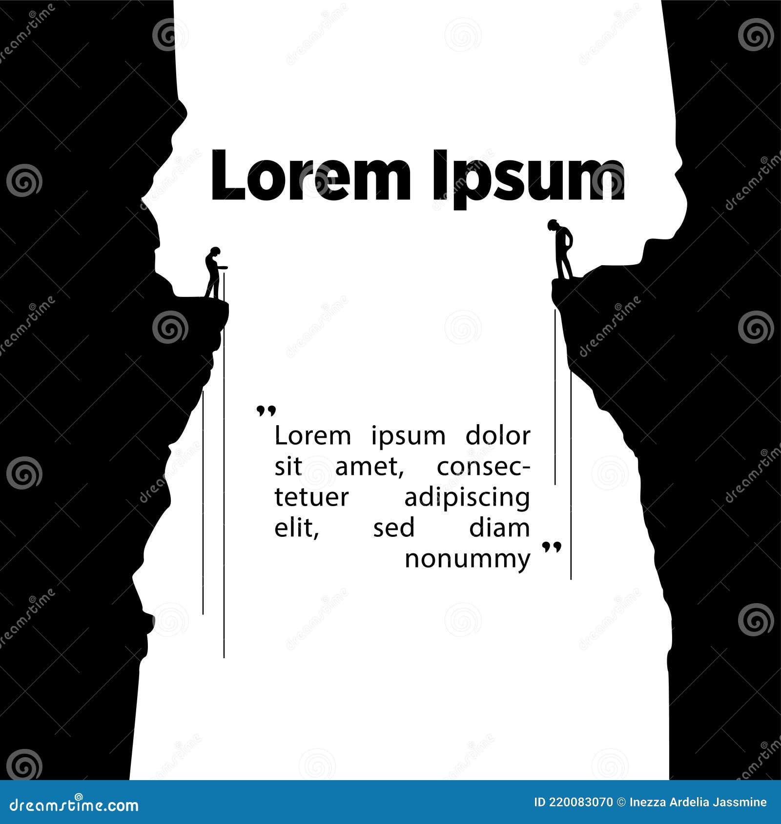 Illustration Vector Graphic of Ravine Stock Vector - Illustration of ...