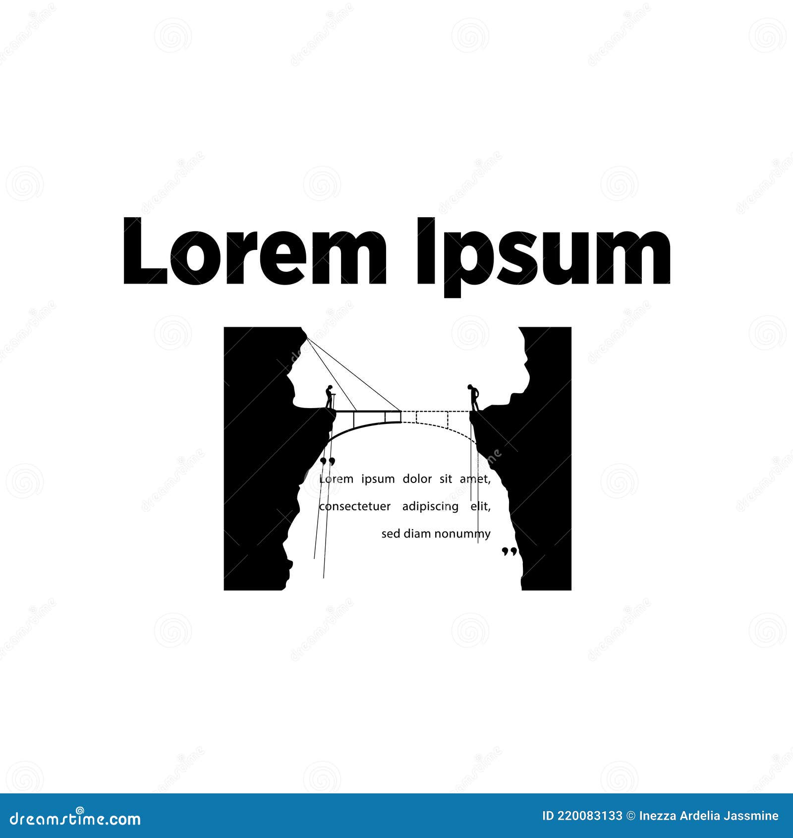 Illustration Vector Graphic of Ravine Stock Vector - Illustration of ...