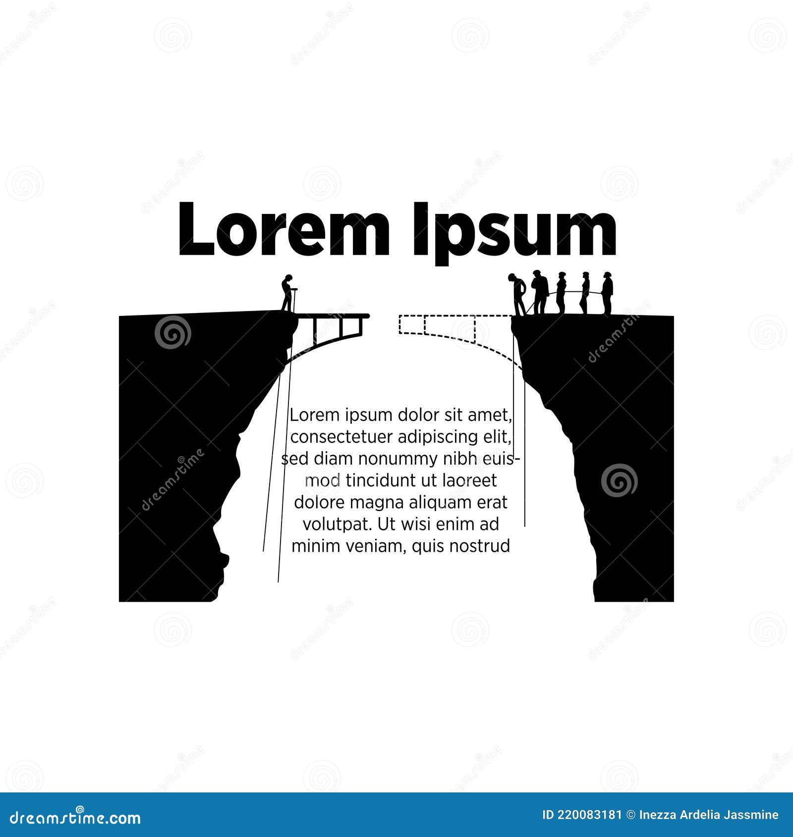 Illustration Vector Graphic of Ravine Stock Vector - Illustration of ...