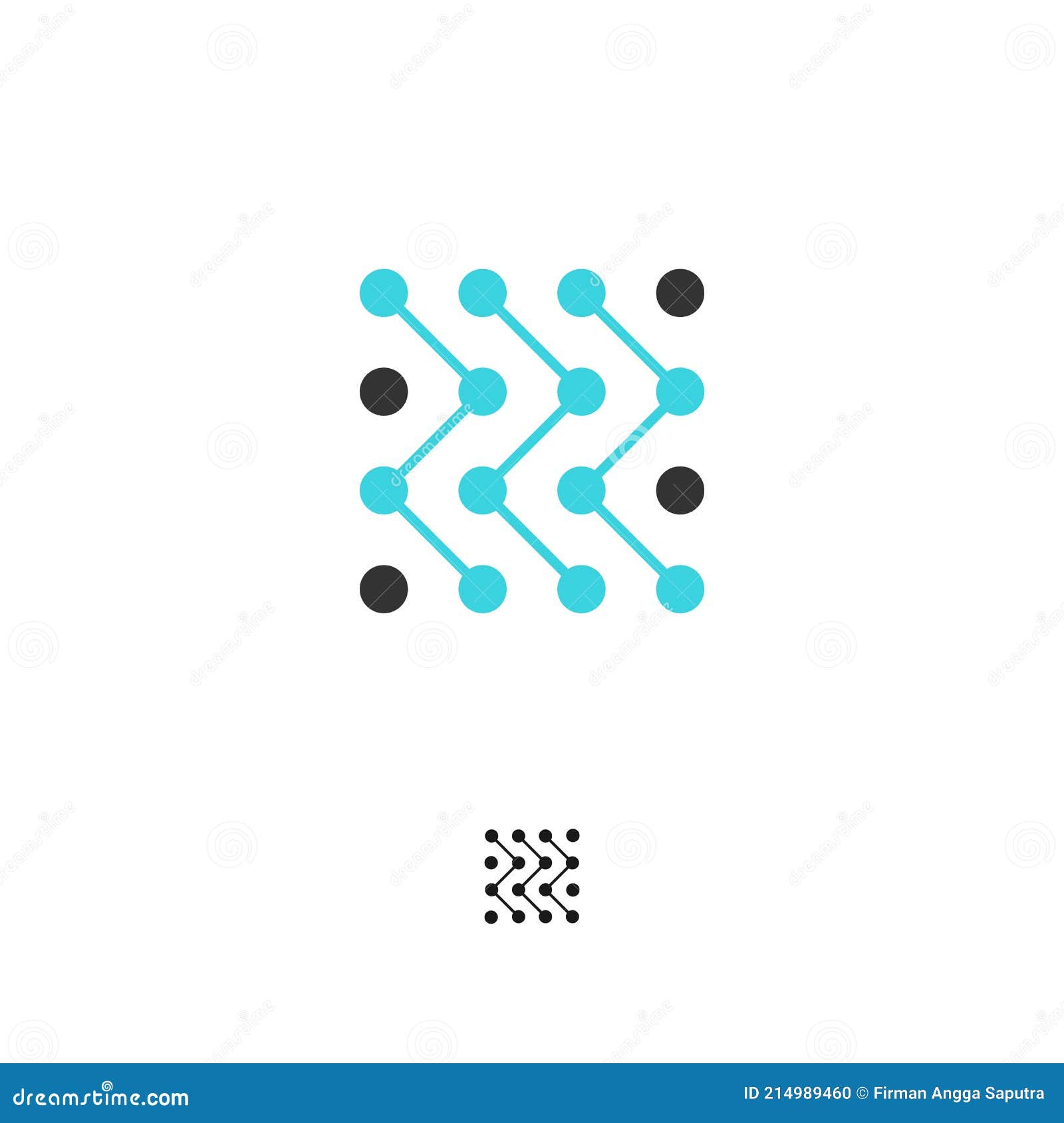Illustration Vector Graphic of Rectangle Dot Logo Stock Vector ...